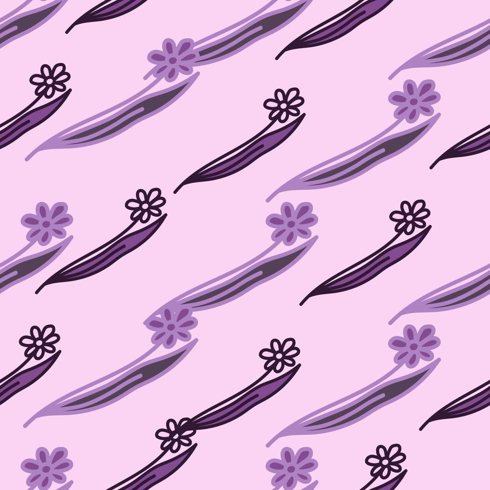 Hand drawn flower seamless pattern. Simple floral wallpaper. 9229764 ...