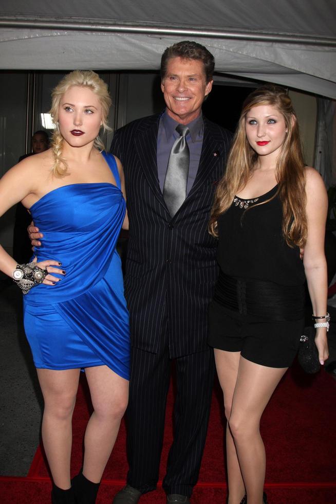 Los Angeles Nov 3 Hayley Hasselhoff David Hasselhoff Taylor Ann Hasselhoff Arrives At The