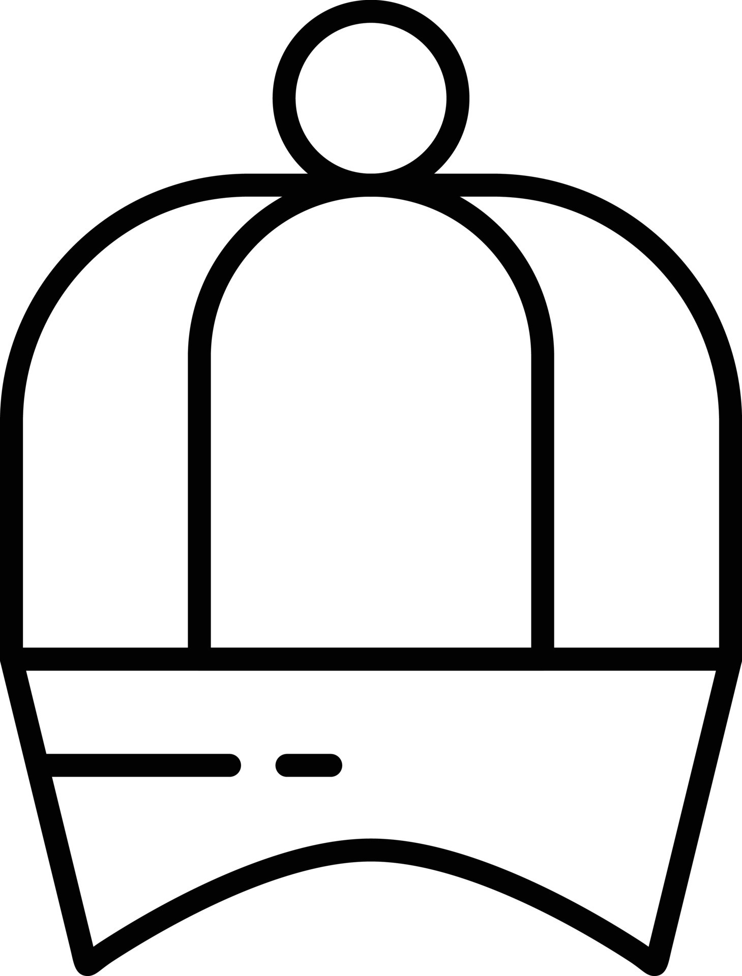 Cap Outline Icon 9244634 Vector Art at Vecteezy