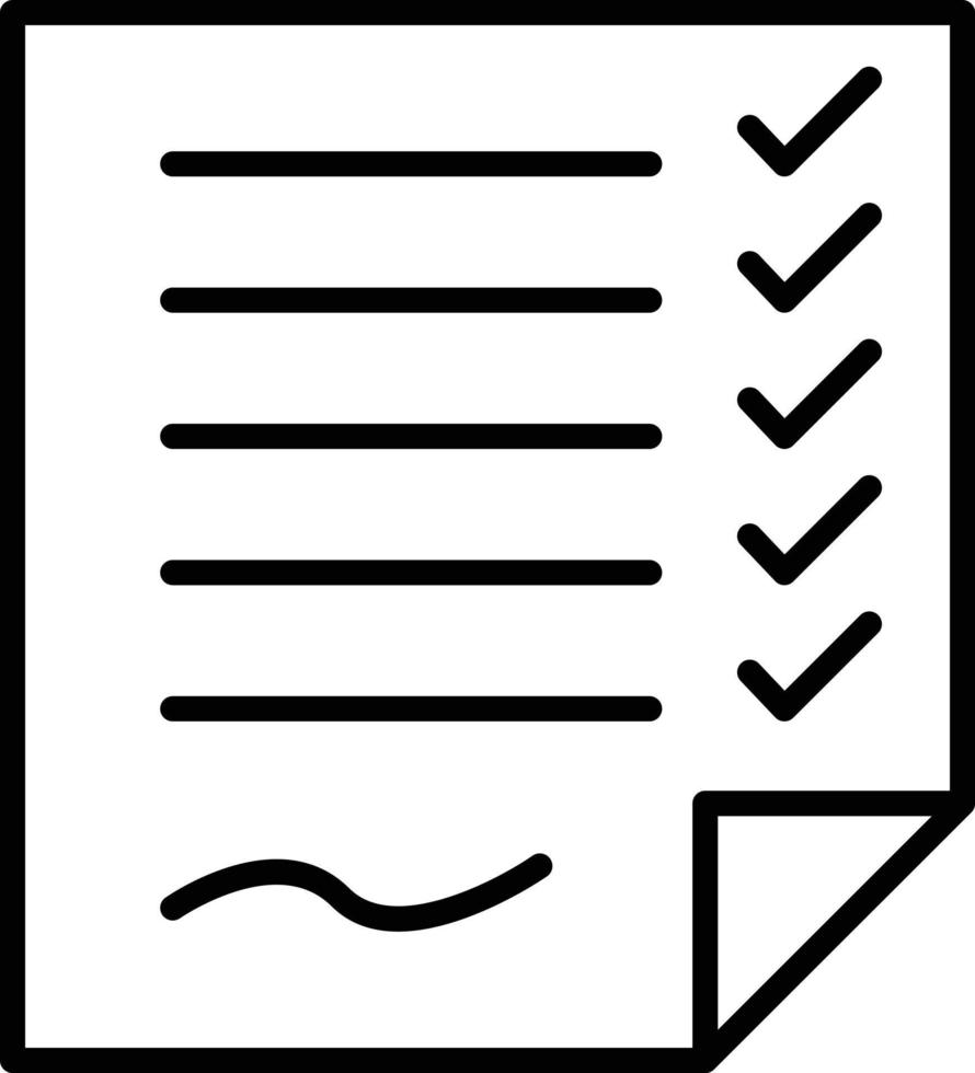 List Outline Icon 9248241 Vector Art at Vecteezy