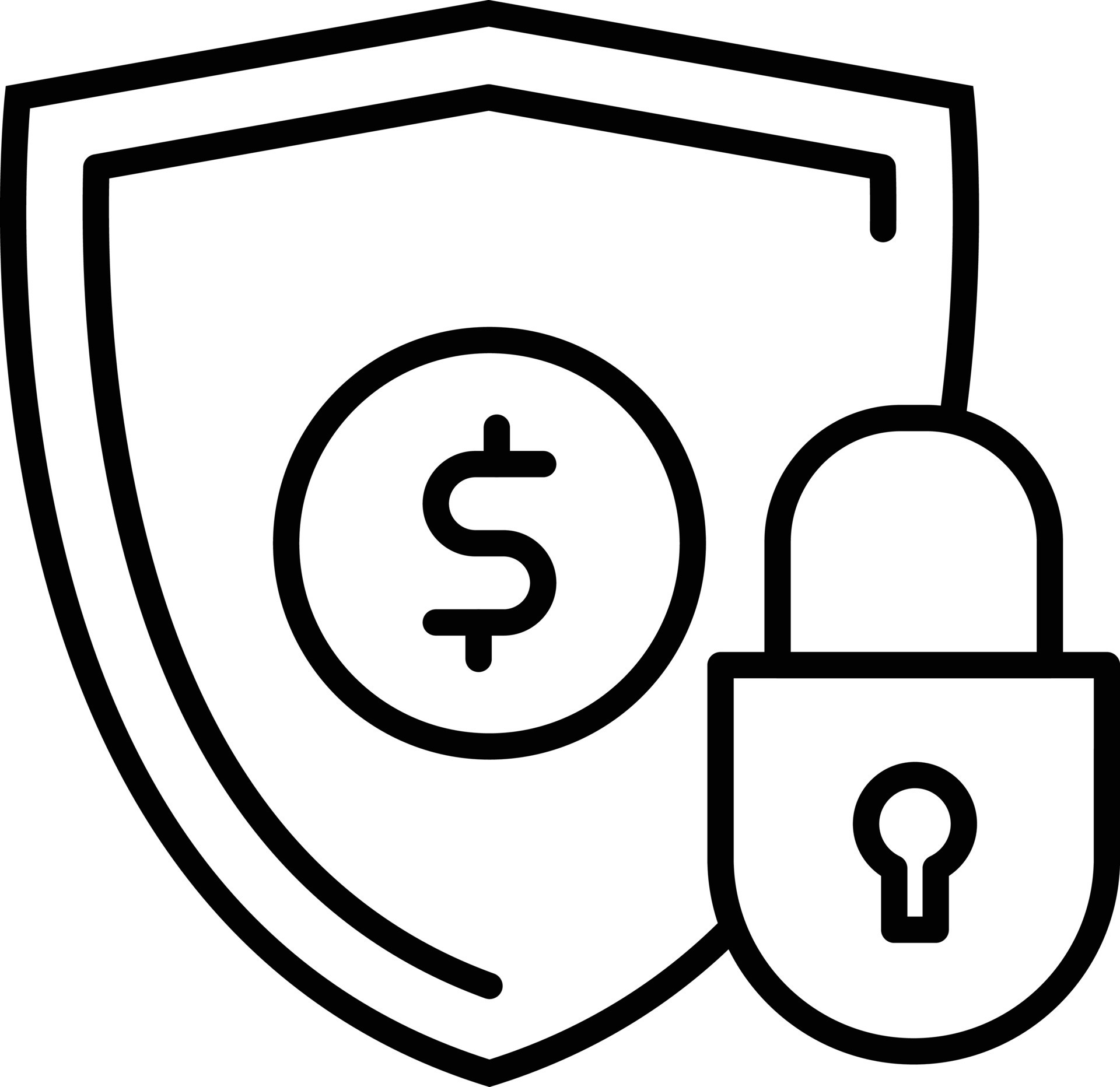 Security Outline Icon 9248325 Vector Art At Vecteezy