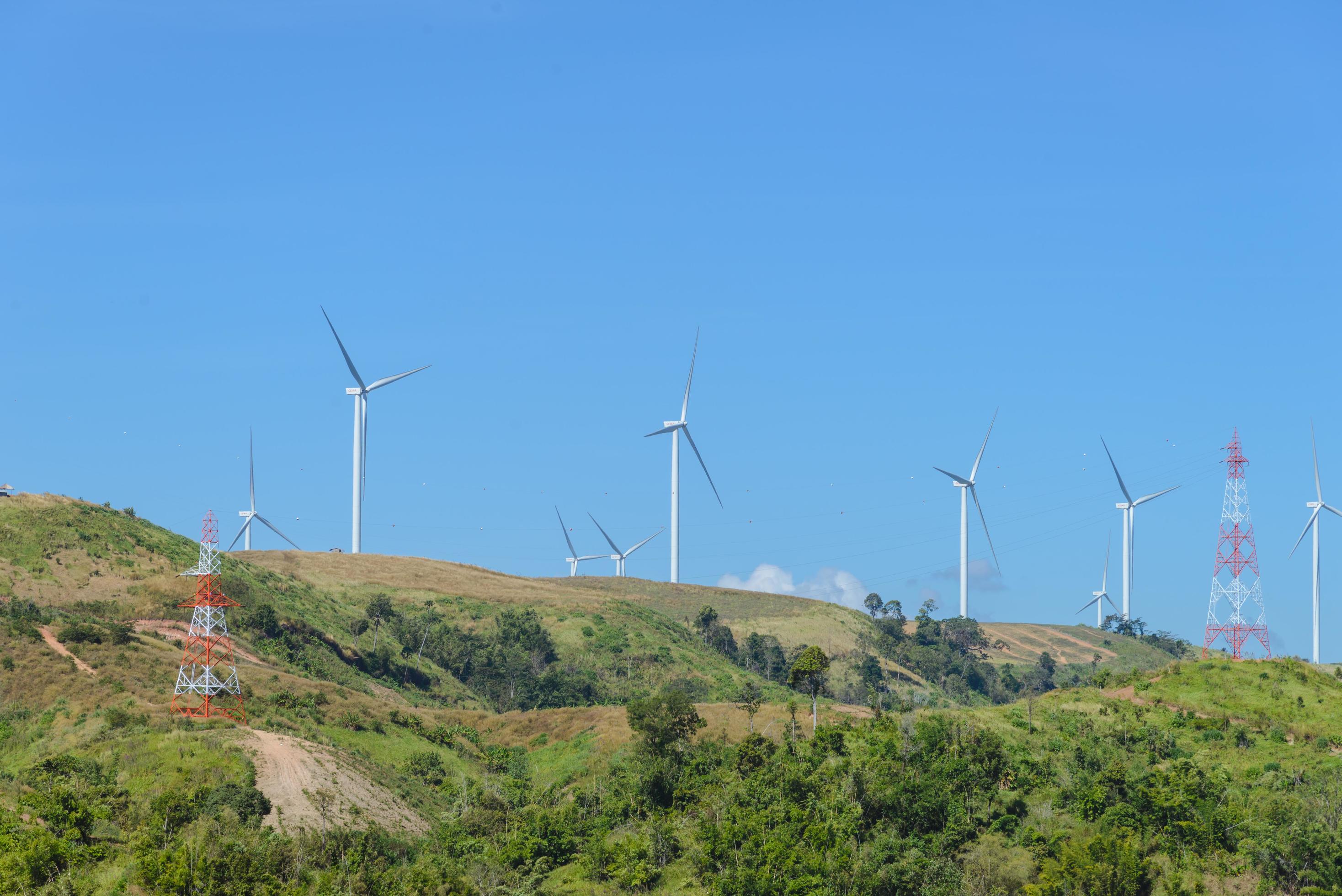 Wind Turbine On Mountain Making Electric Energy From Wind 9257979 Stock wind-turbine-on-mountain-making-electric-energy-from-wind-9257979-stock