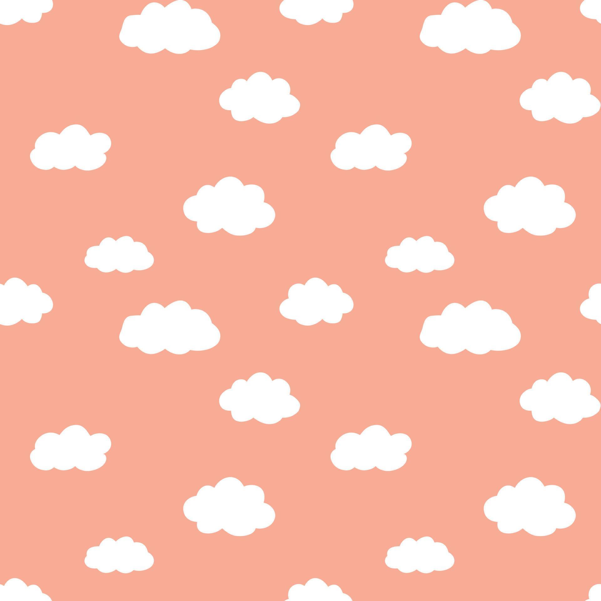 Cloud Seamless vector illustration pattern background 9259714 Vector ...