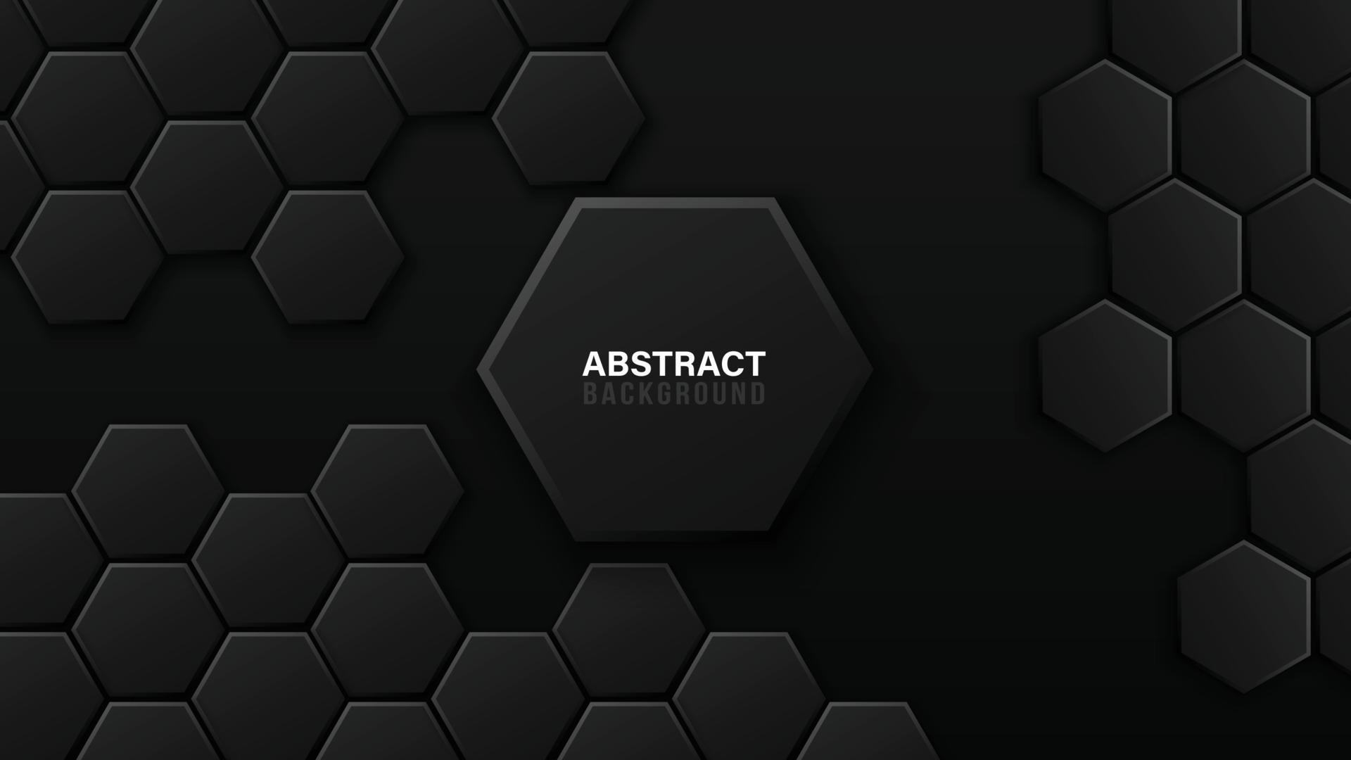 Abstract Background. Embossed Hexagon ,honeycomb black Background,light ...