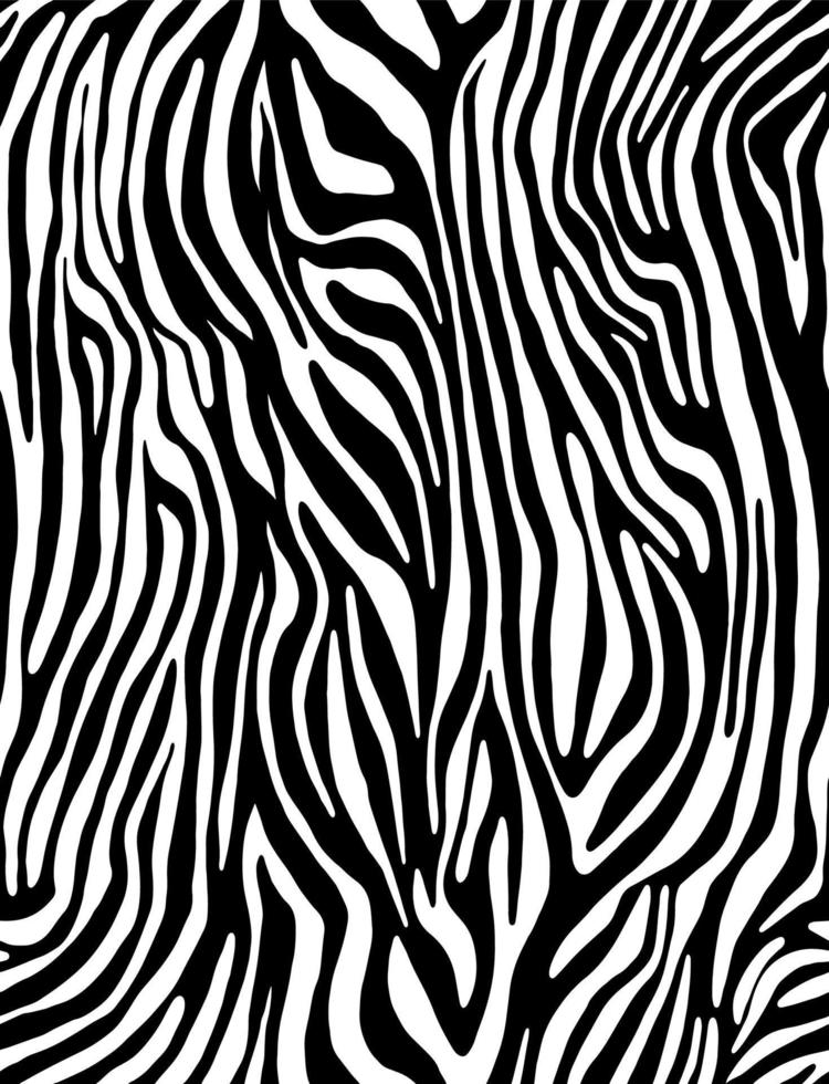 Vector animal print. Zebra ornament. Seamless pattern 9262188 Vector ...
