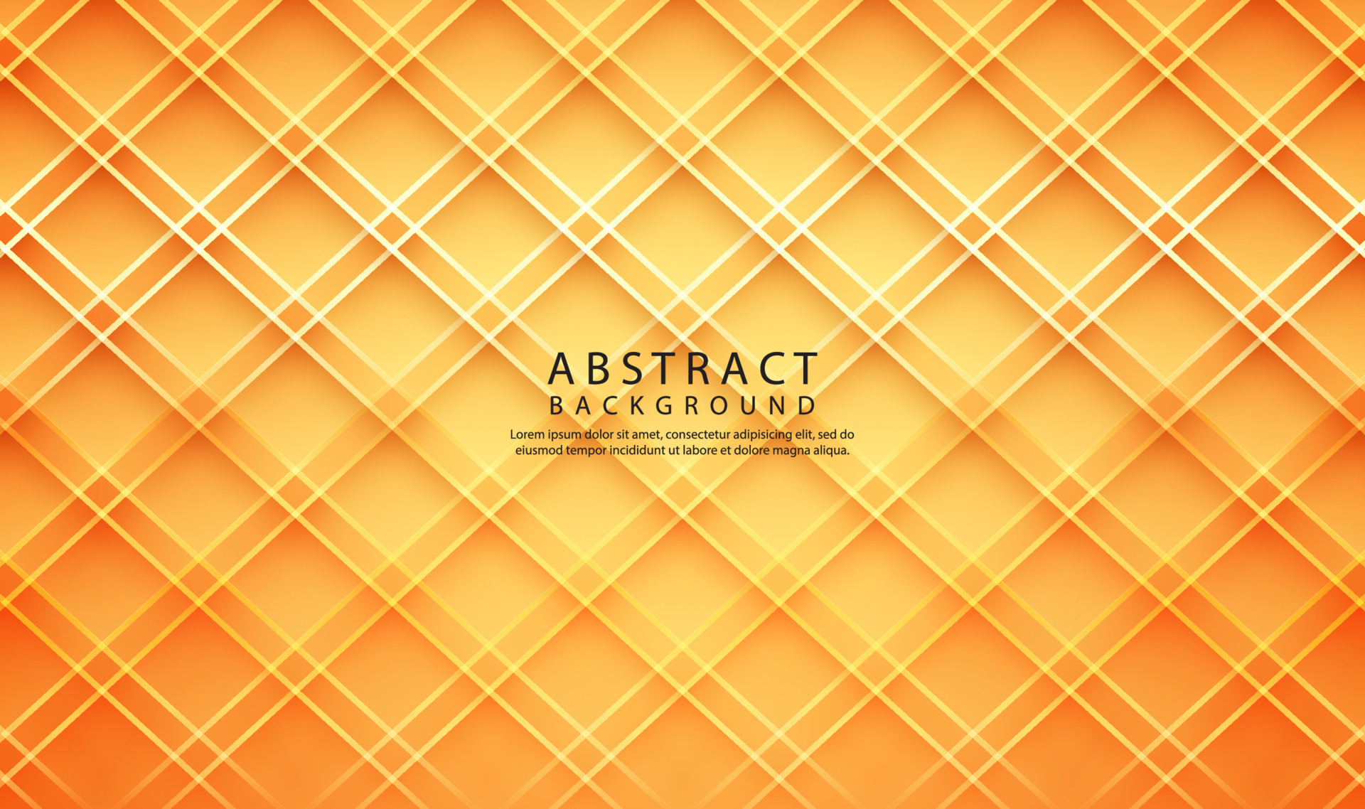 3d Orange Geometric Abstract Background Overlap Layer On Bright Space