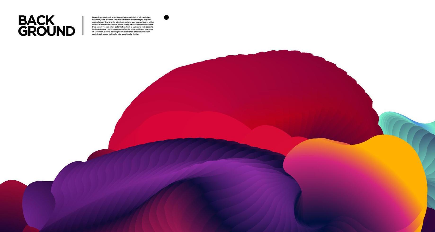 Vector Colorful Gradient Abstract Fluid Background For Banner Template 9264684 Vector Art At