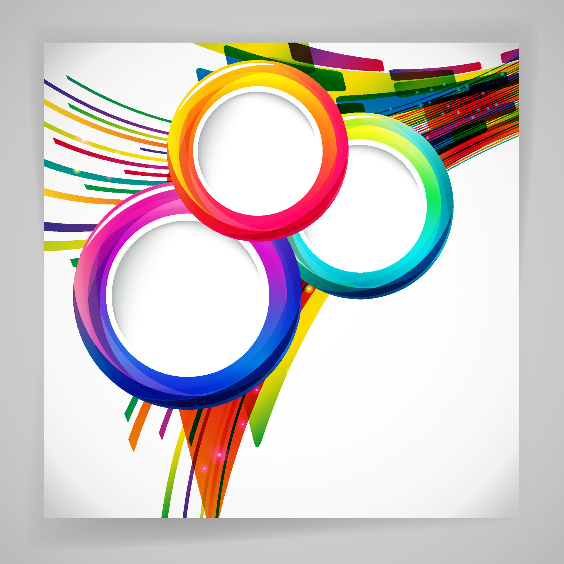 abstract background with round frames. 9265961 Vector Art at Vecteezy