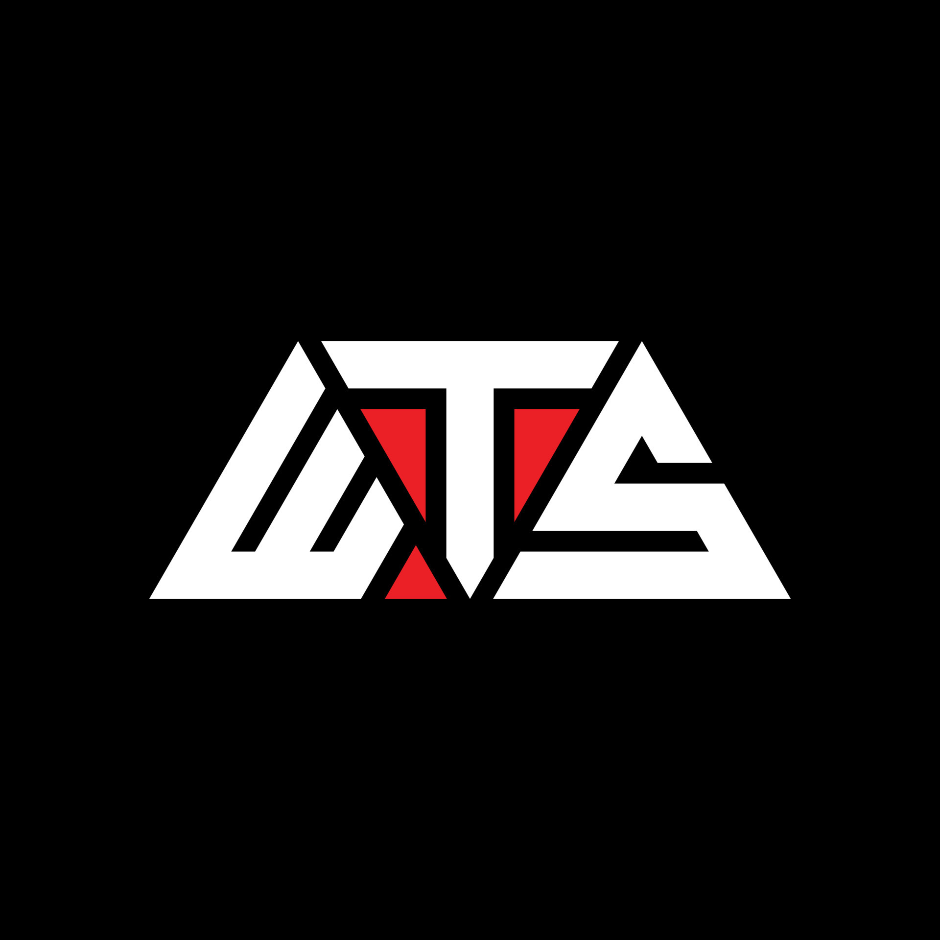 WTS triangle letter logo design with triangle shape. WTS triangle logo ... WTS triangle letter logo design with triangle shape. WTS triangle logo ...