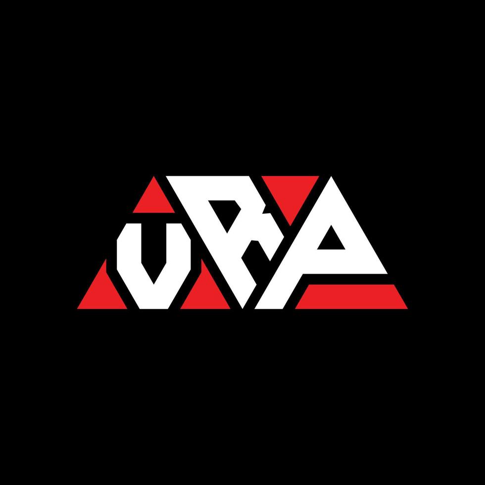 Vrp Triangle Letter Logo Design With Triangle Shape Vrp Triangle Logo Design Monogram Vrp