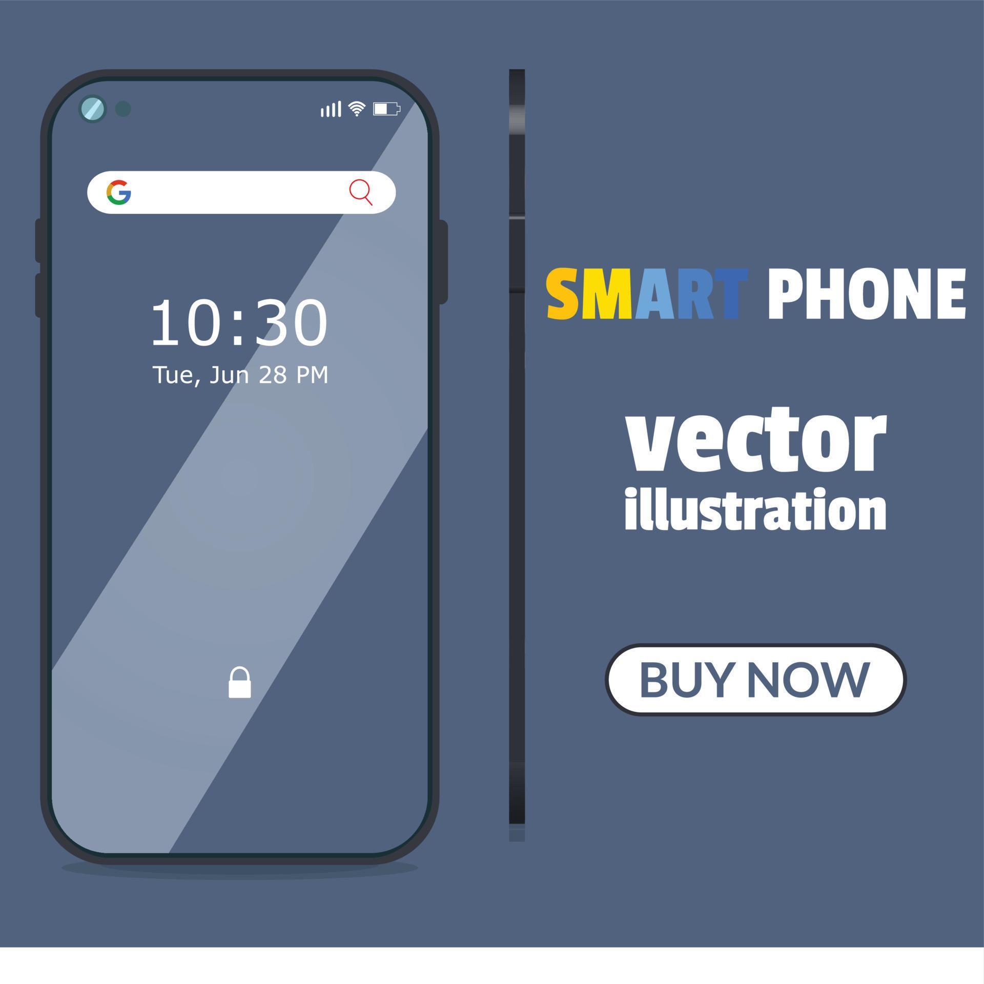 Smartphone vector illustration 9278568 Vector Art at Vecteezy