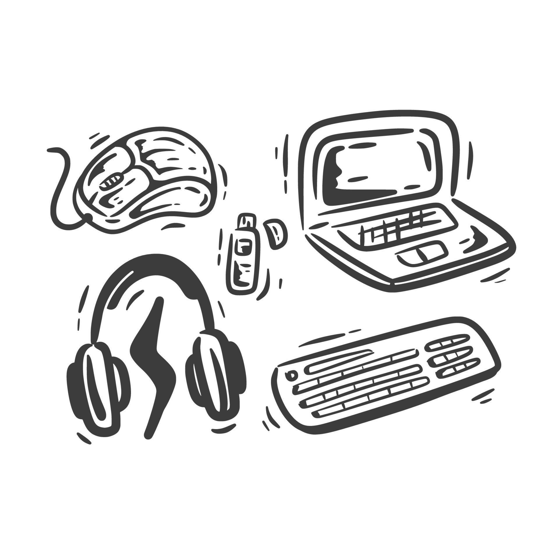 illustration computer vector icon set 9279922 Vector Art at Vecteezy