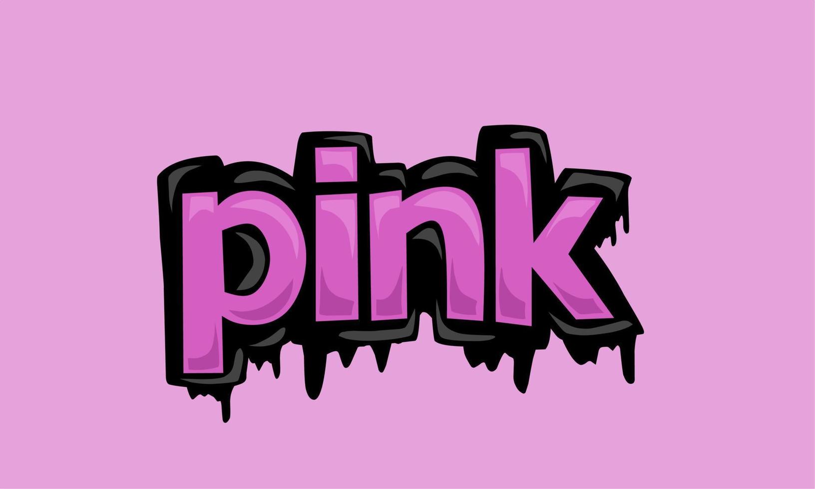 PINK writing vector design on white background 9280759 Vector Art at ... PINK writing vector design on white background 9280759 Vector Art at ...