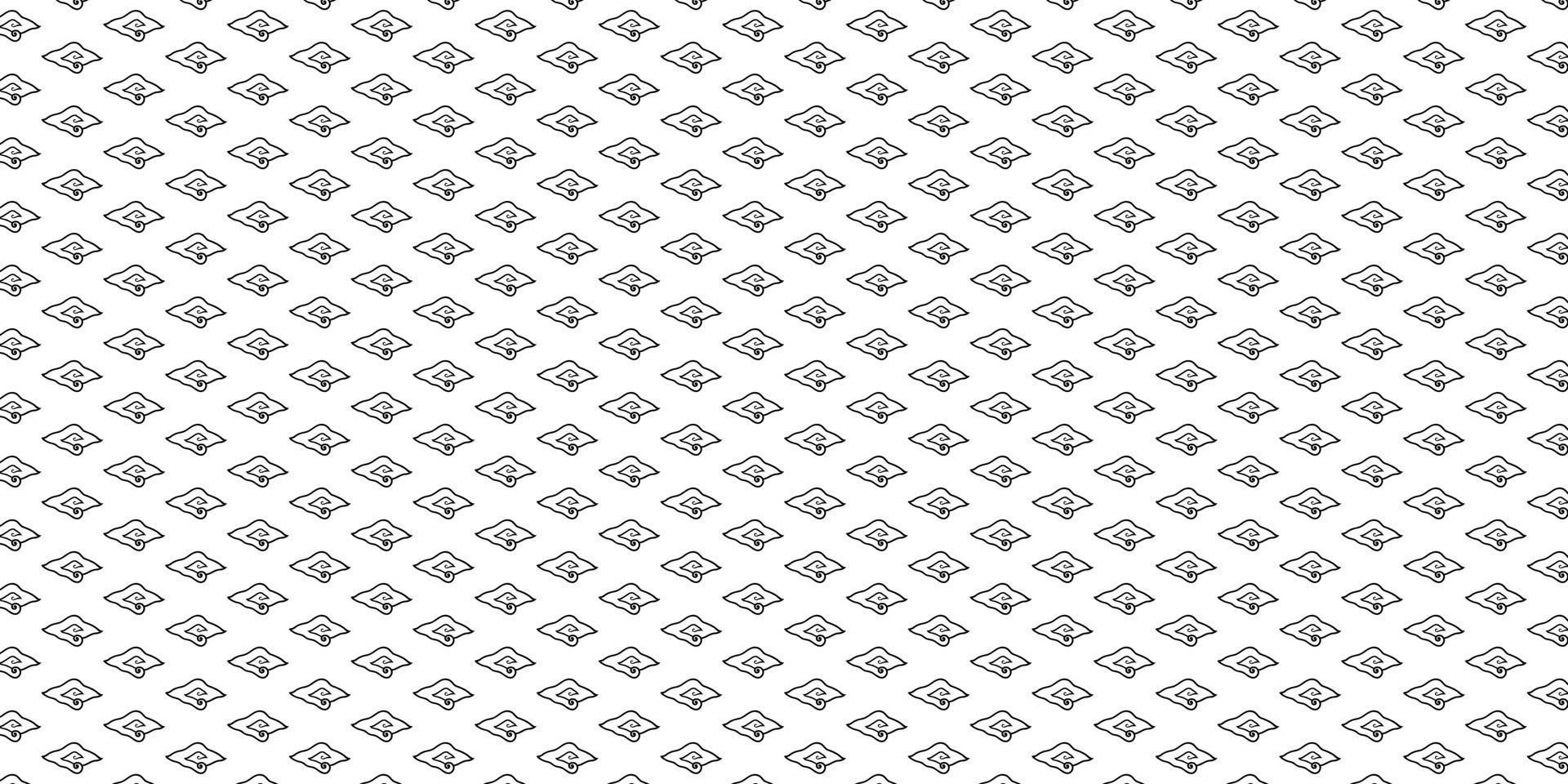 'Mega Mendung' Javanese Batik Motif Pattern from Jawa Barat, West Java ...