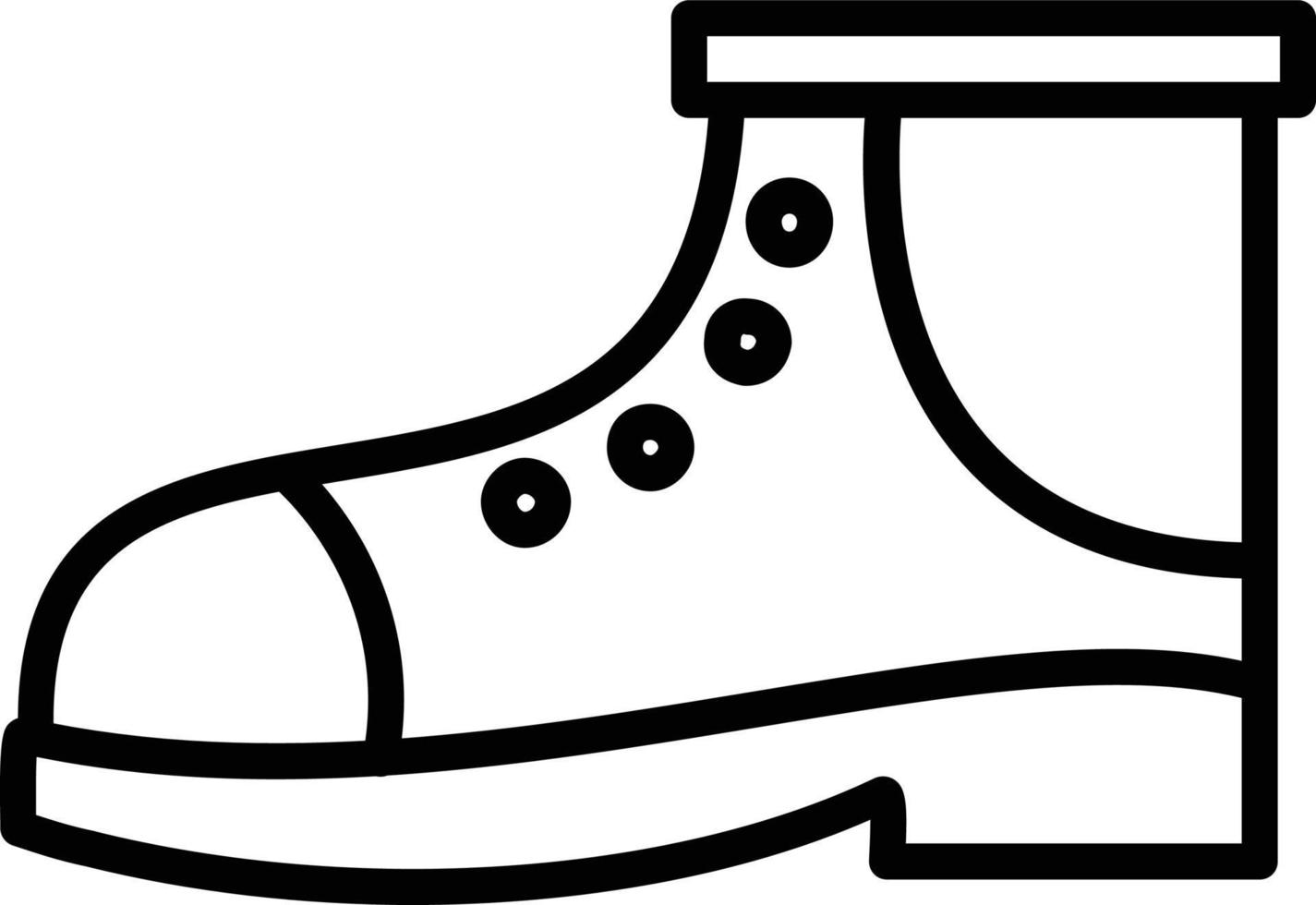 Boot Vector Line Icon 9285122 Vector Art at Vecteezy