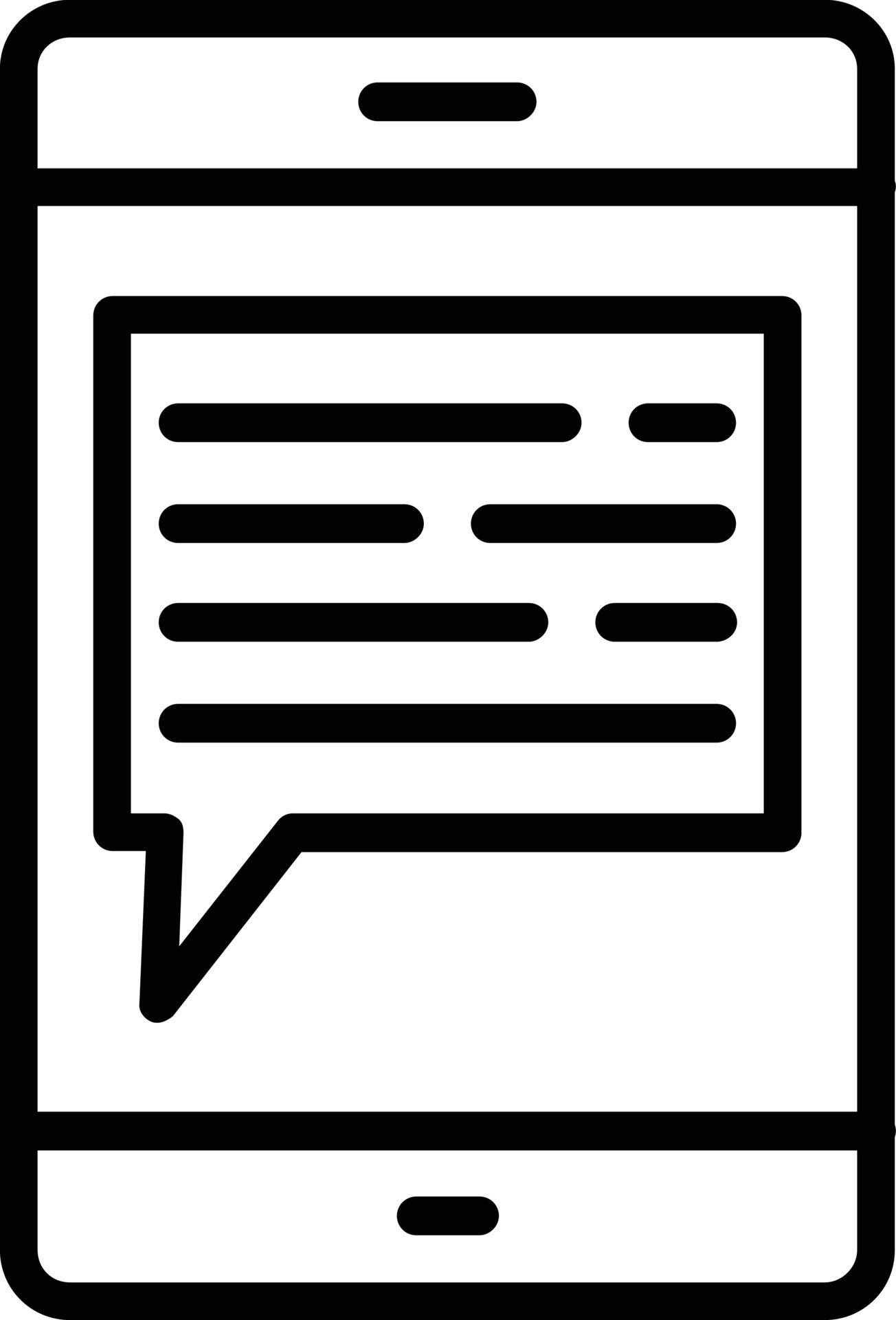 Message Vector Line Icon 9285216 Vector Art at Vecteezy