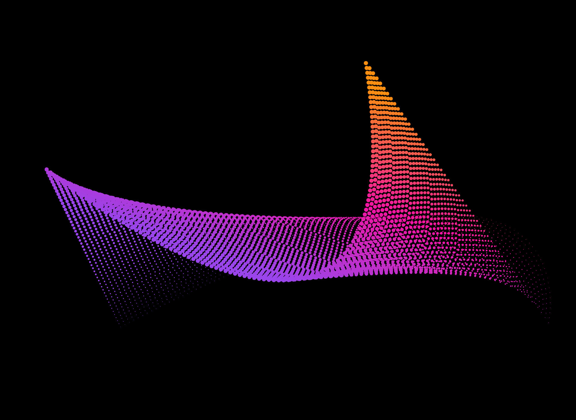 Vector Abstract Halftone Dots Background With Dynamic Waves Colorful Comic Pattern Design