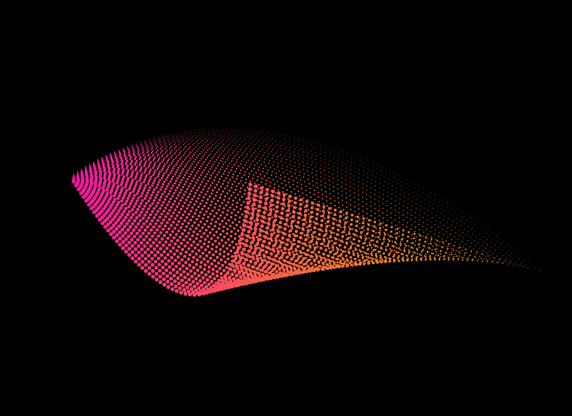 Vector Abstract Halftone Dots Background With Dynamic Waves Colorful Comic Pattern Design