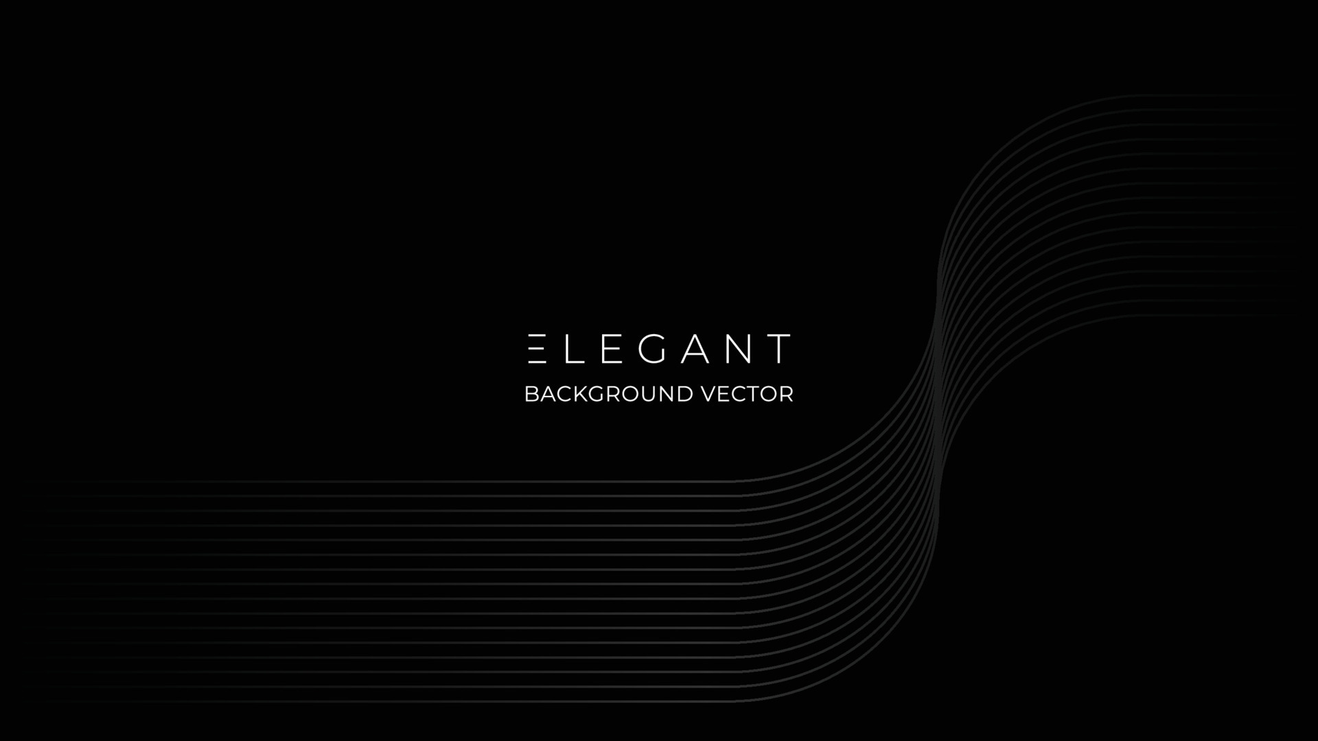 Elegant lines background. Minimalist abstract lines design. Futuristic ...