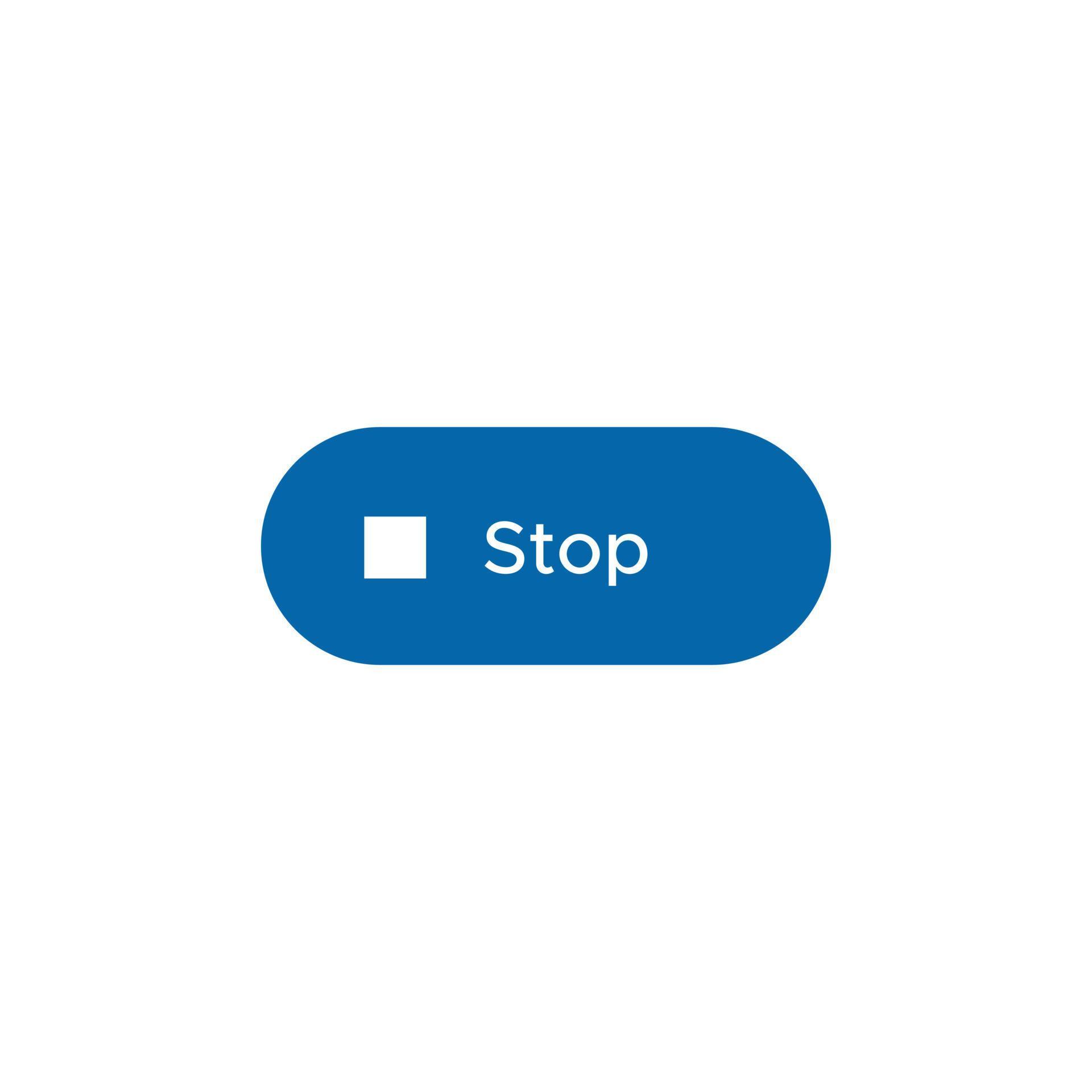 Stop button icon vector for web media player or mobile app 9292236 ...