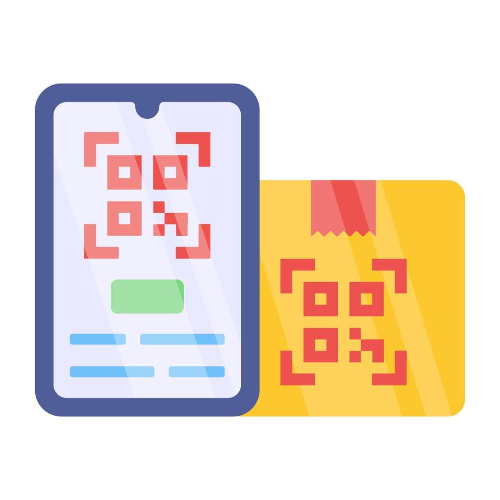 Modern design icon of mobile qr code 9292981 Vector Art at Vecteezy