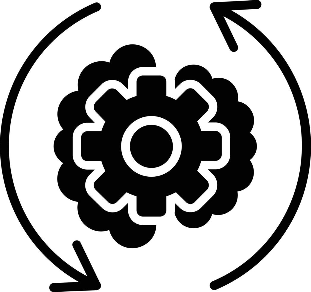 Brain Process Glyph Icon 9293876 Vector Art at Vecteezy