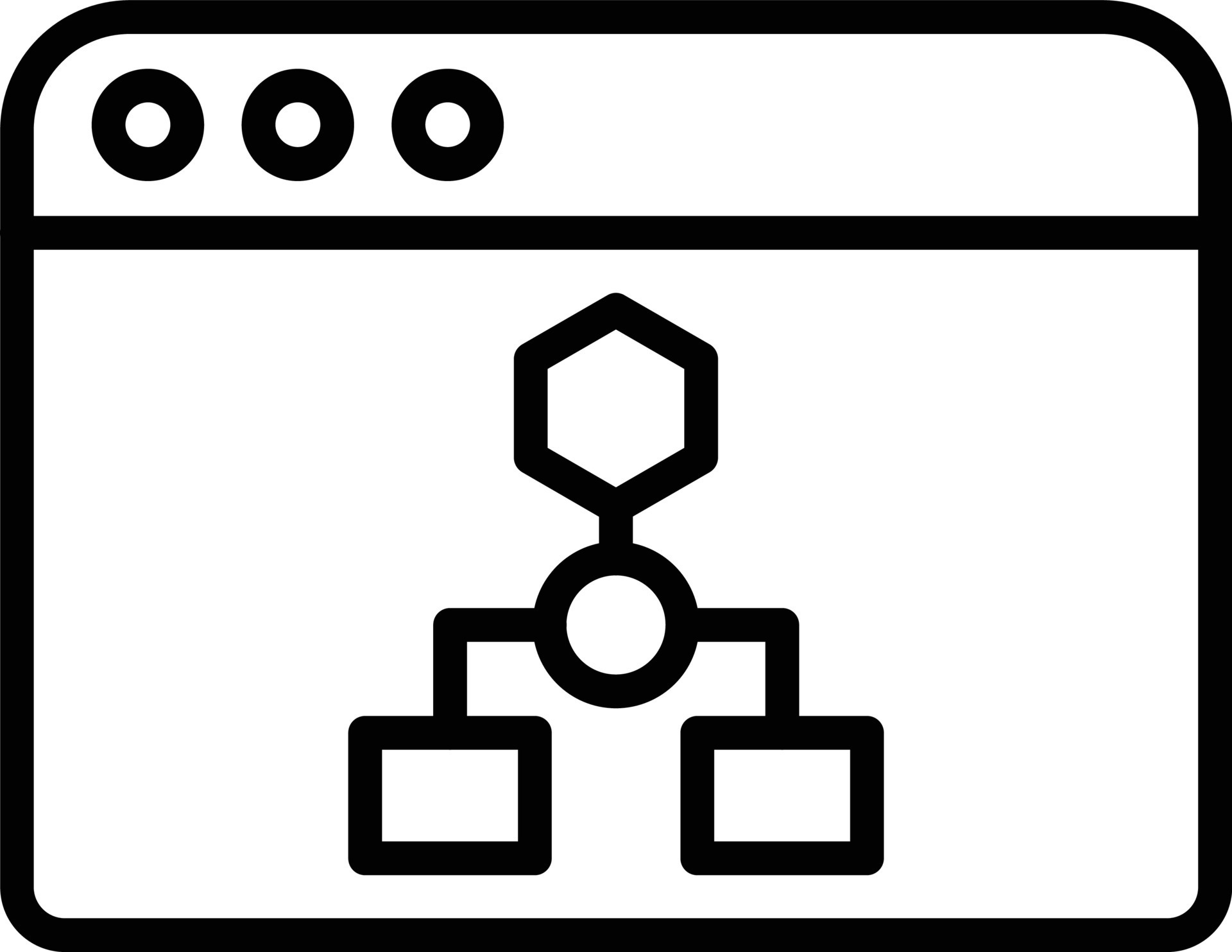 Algorithm Vector Line Icon 9294353 Vector Art at Vecteezy