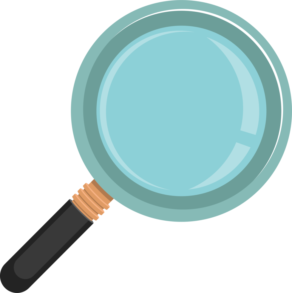 Magnifying Glass Clipart Design Illustration 9303141 Png