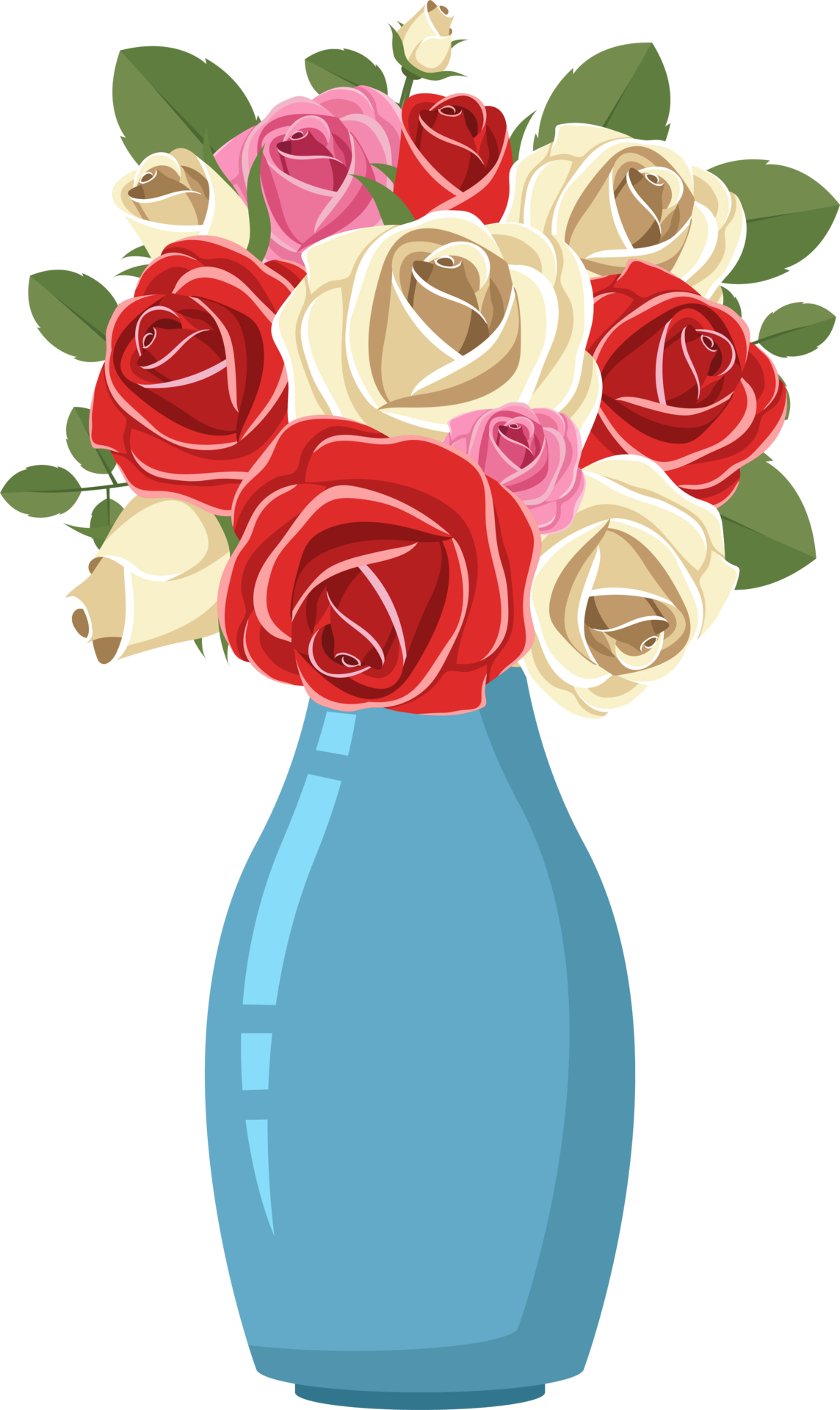 Vase With Flower Clipart Design Illustration 9306135 Png