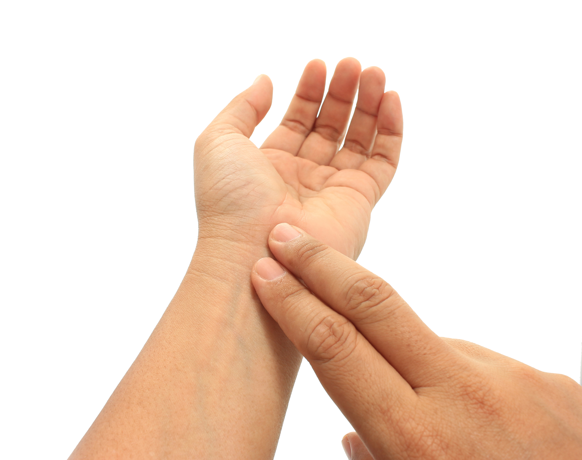 human hand checking himself the pulse on transparent background png ... human hand checking himself the pulse on transparent background png ...