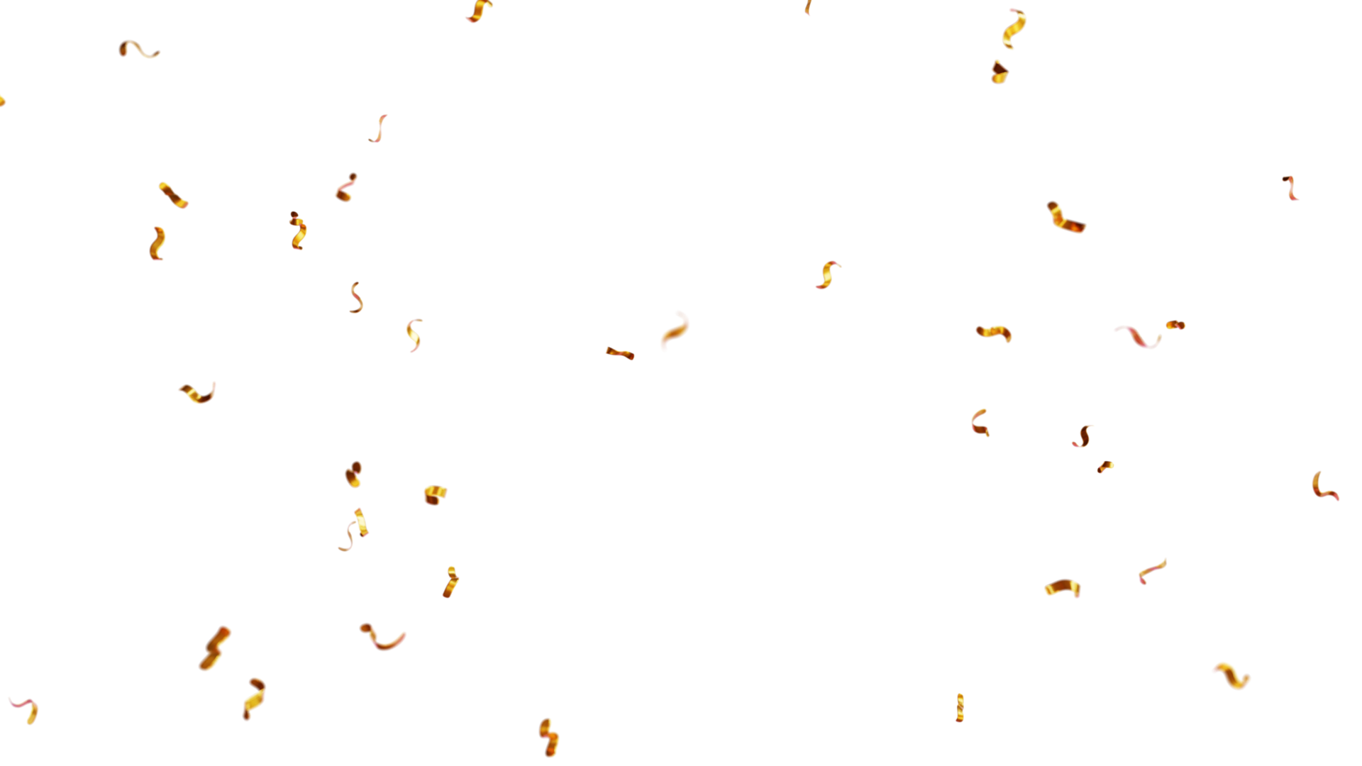 Gold Confetti Clipart Transparent