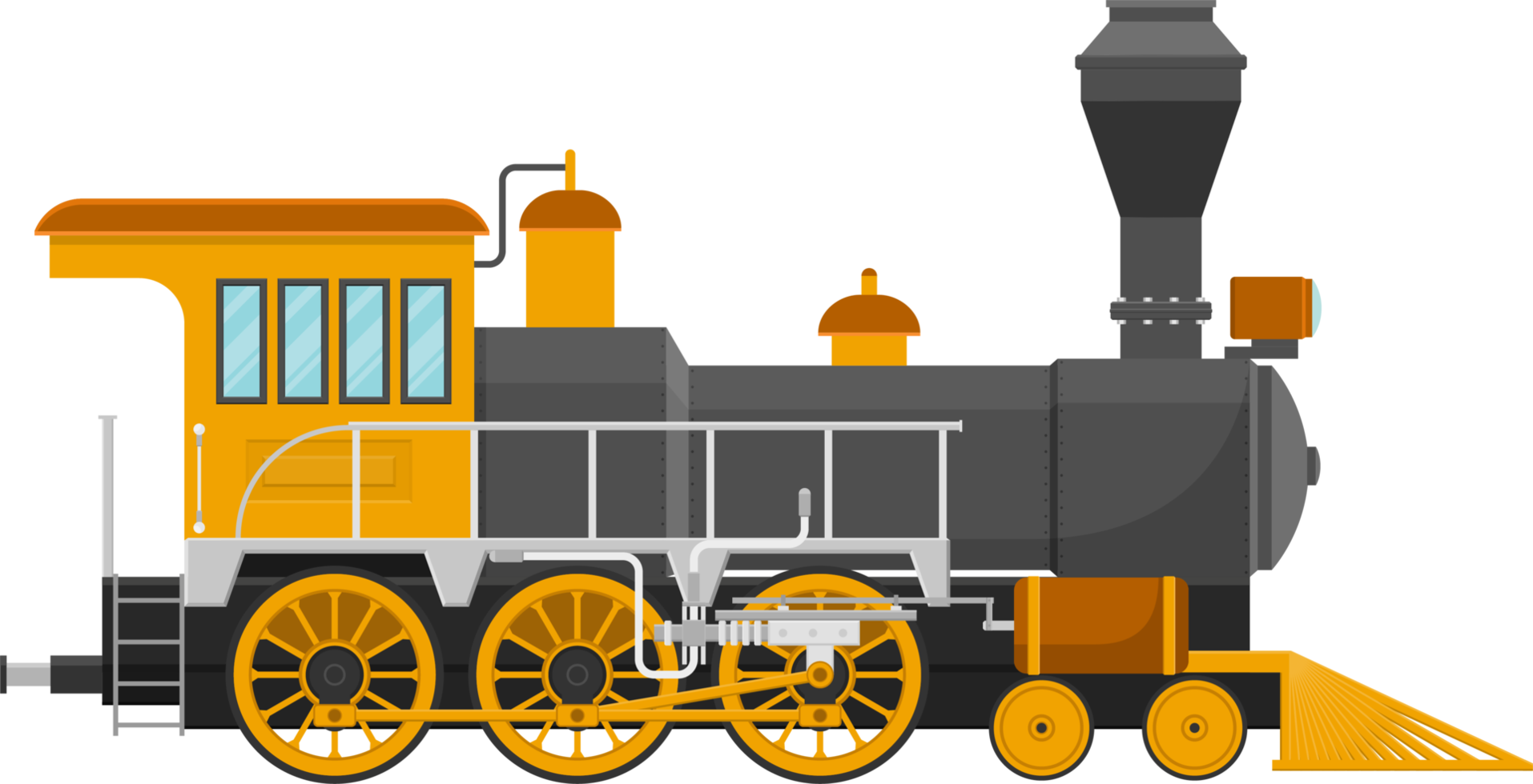 Steam Train Engine Clip Art