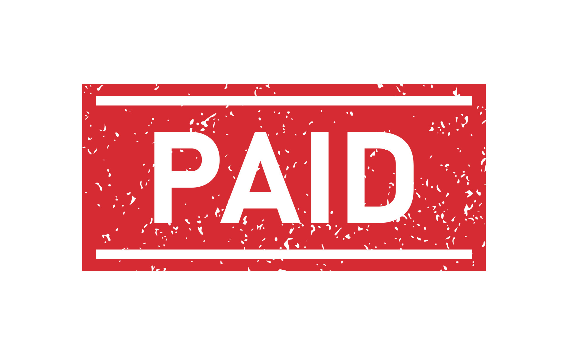 Grunge red Paid word rubber stamp. Paid sign sticker set. Grunge ... Grunge red Paid word rubber stamp. Paid sign sticker set. Grunge ...