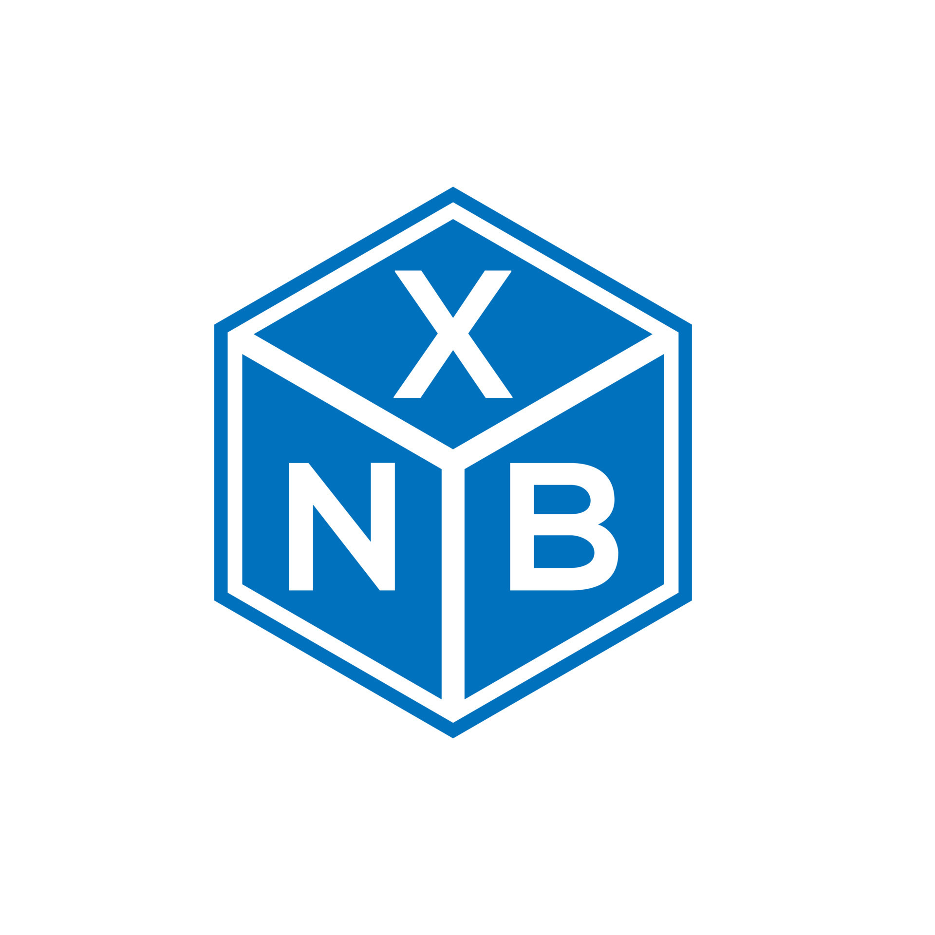 Xnb Letter Logo Design On Black Background Xnb Creative Initials