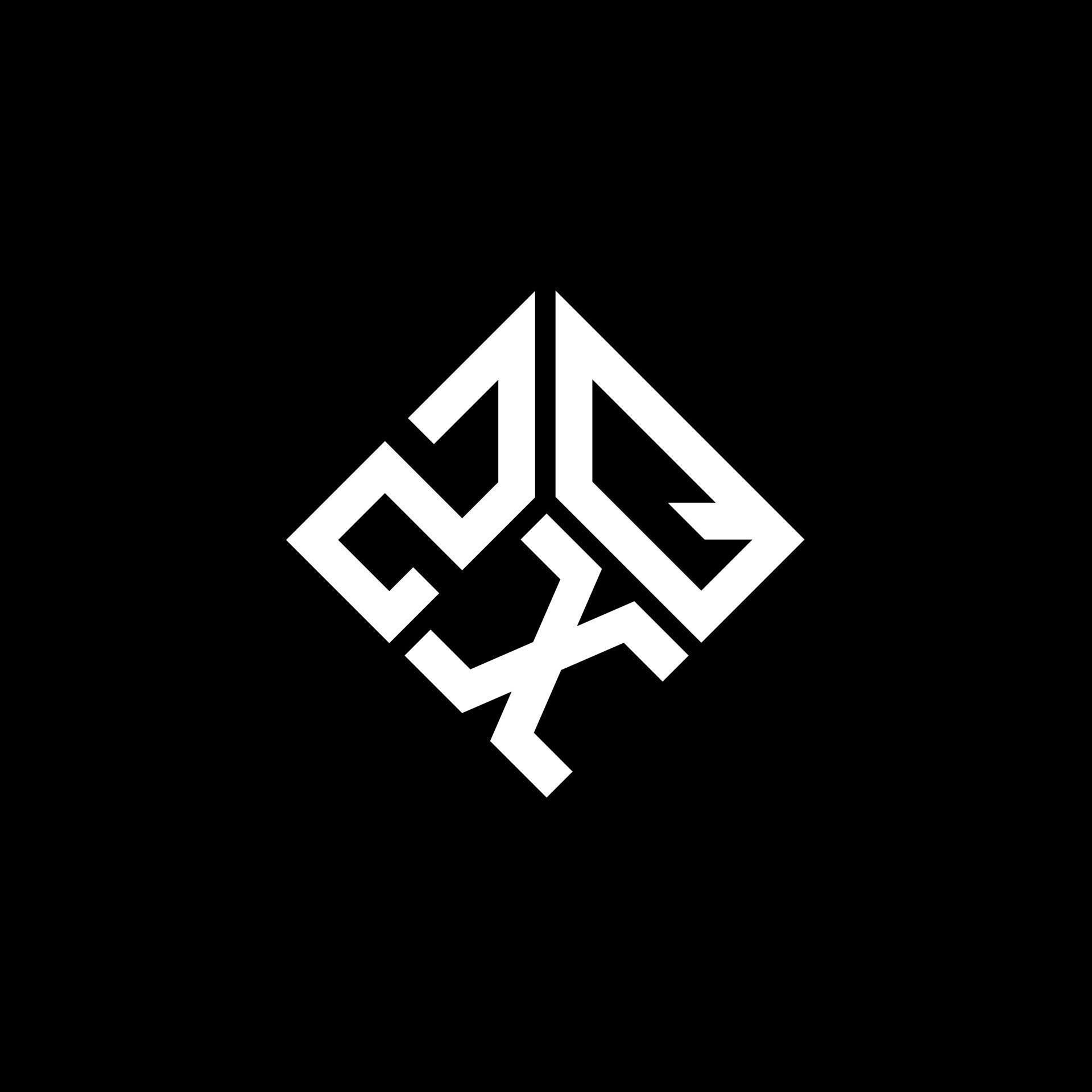 ZXQ letter logo design on black background. ZXQ creative initials letter logo concept. ZXQ ...