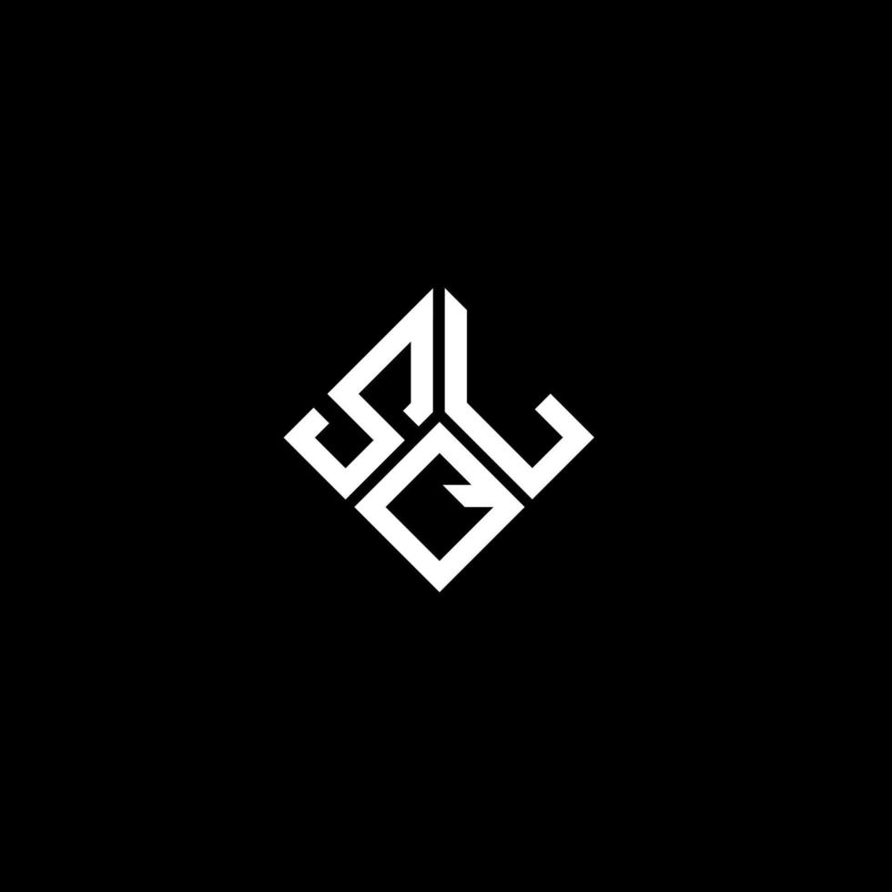 Sql Letter Logo Design On Black Background Sql Creative Initials
