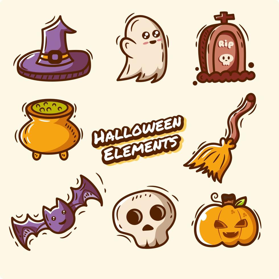 cute halloween elements collection 9329145 Vector Art at Vecteezy cute halloween elements collection 9329145 Vector Art at Vecteezy