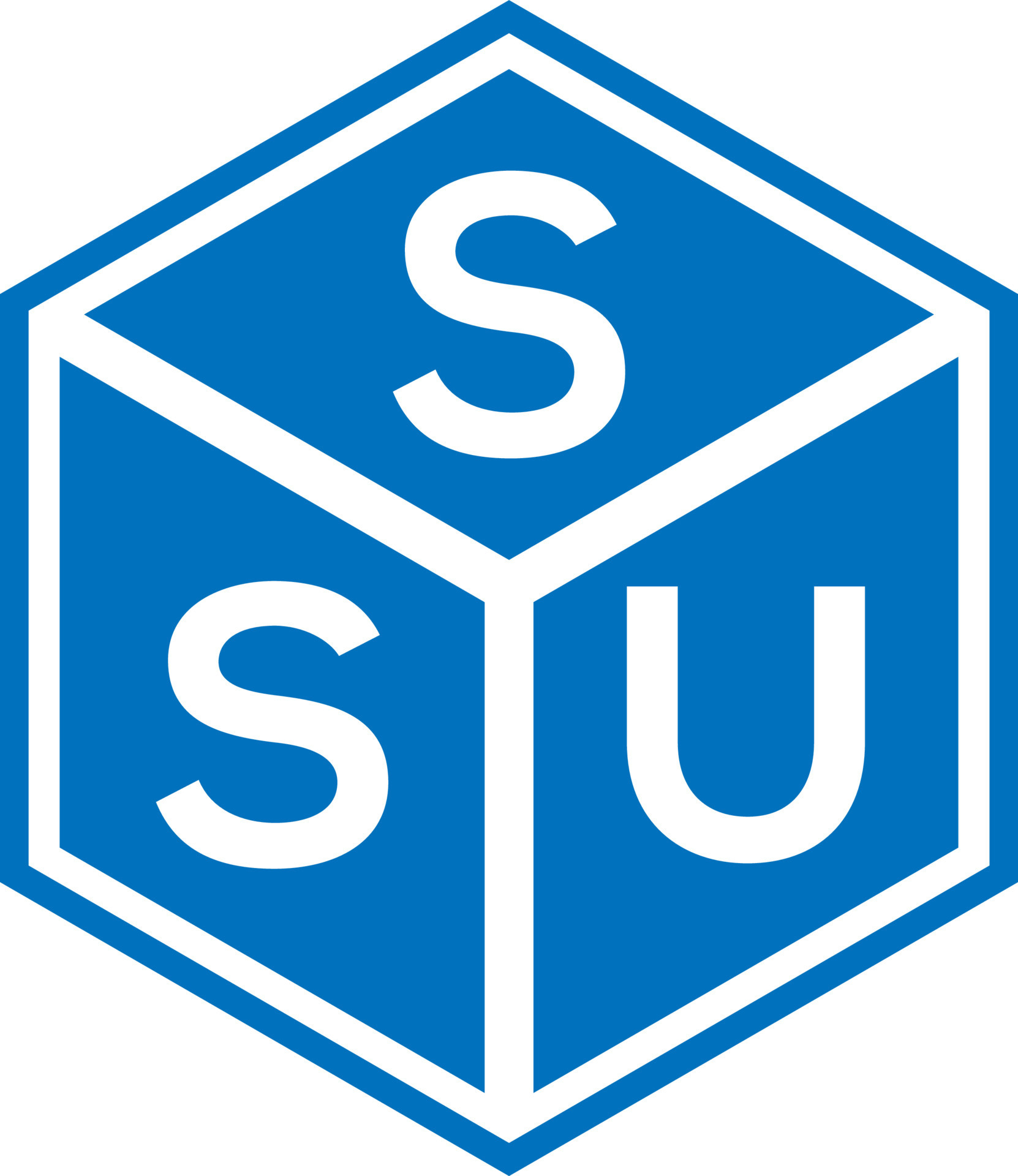 SSU letter logo design on black background. SSU creative initials letter logo concept. SSU ...