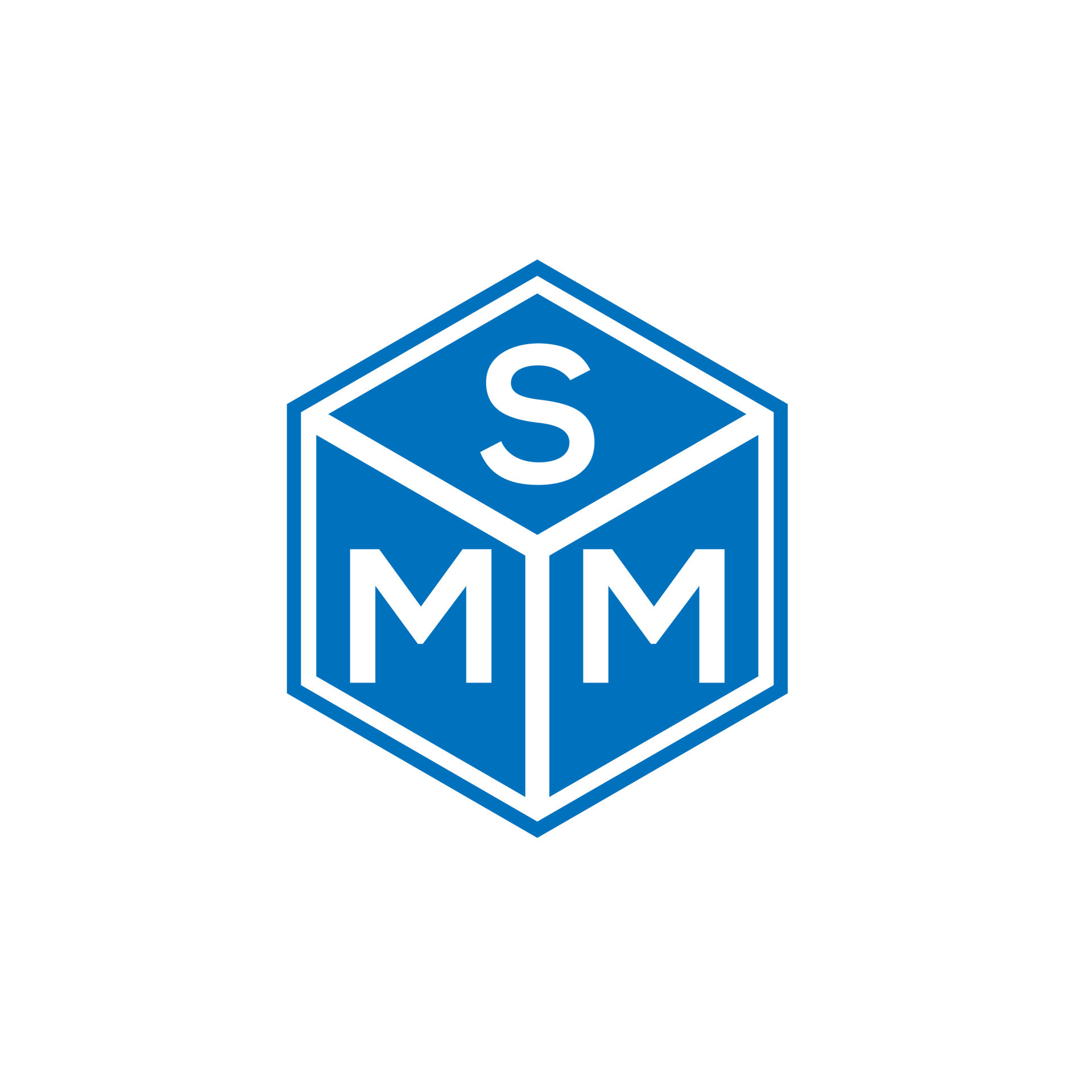 diseño de logotipo de letra smm sobre fondo negro. concepto de logotipo de letra de iniciales ...