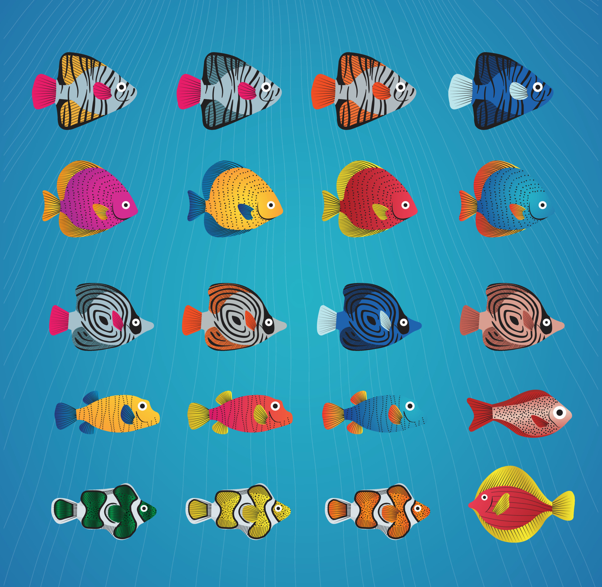 Fish vector art 9330918 Vector Art at Vecteezy
