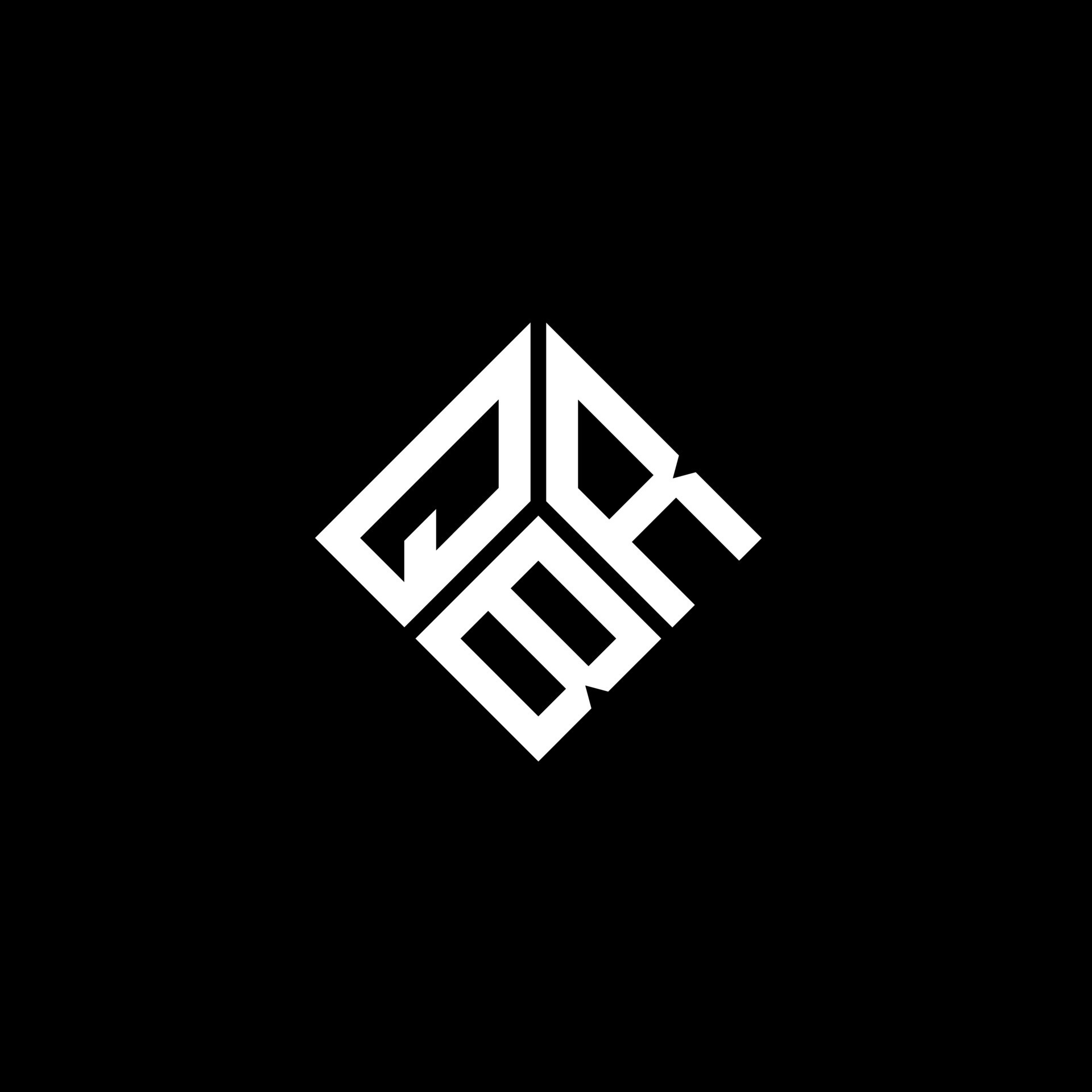 QBR letter logo design on black background. QBR creative initials ... QBR letter logo design on black background. QBR creative initials ...