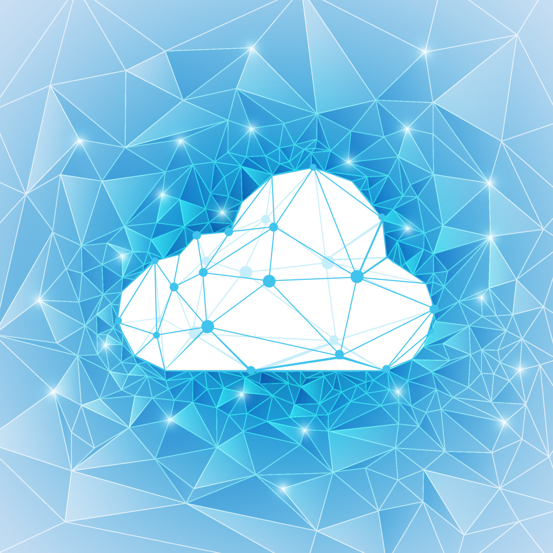 wireframe cloud computing 9335094 Vector Art at Vecteezy