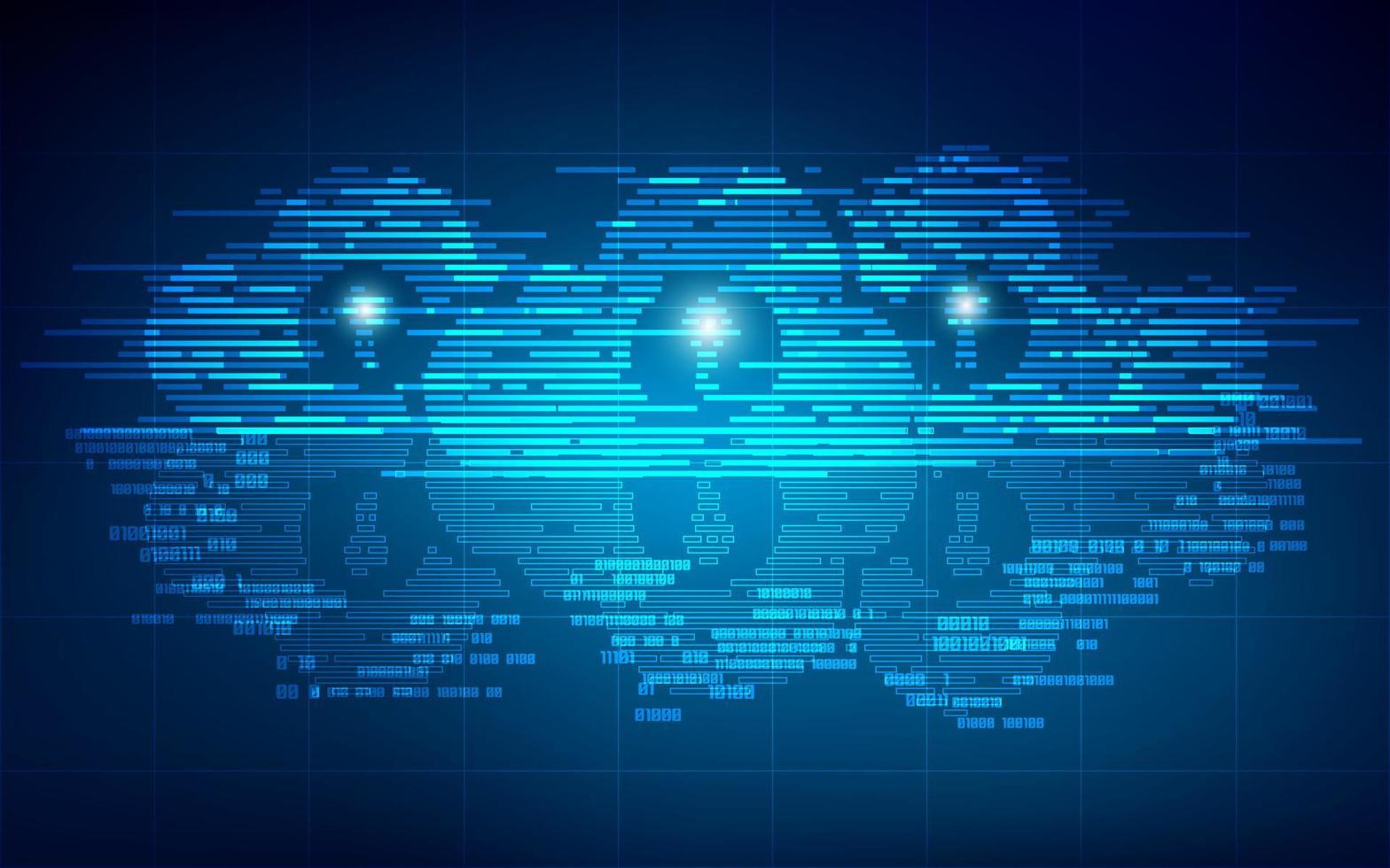Binary Cloud Computing 9335135 Vector Art At Vecteezy