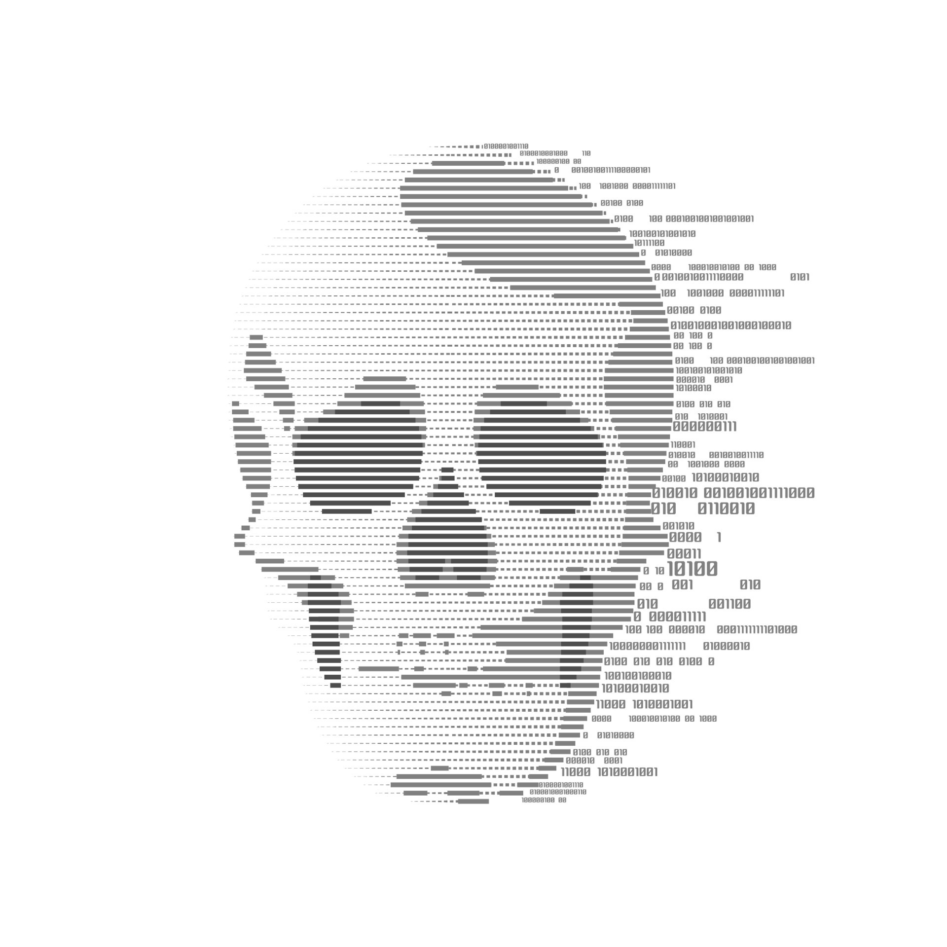 Binary Skull Element 9335146 Vector Art At Vecteezy