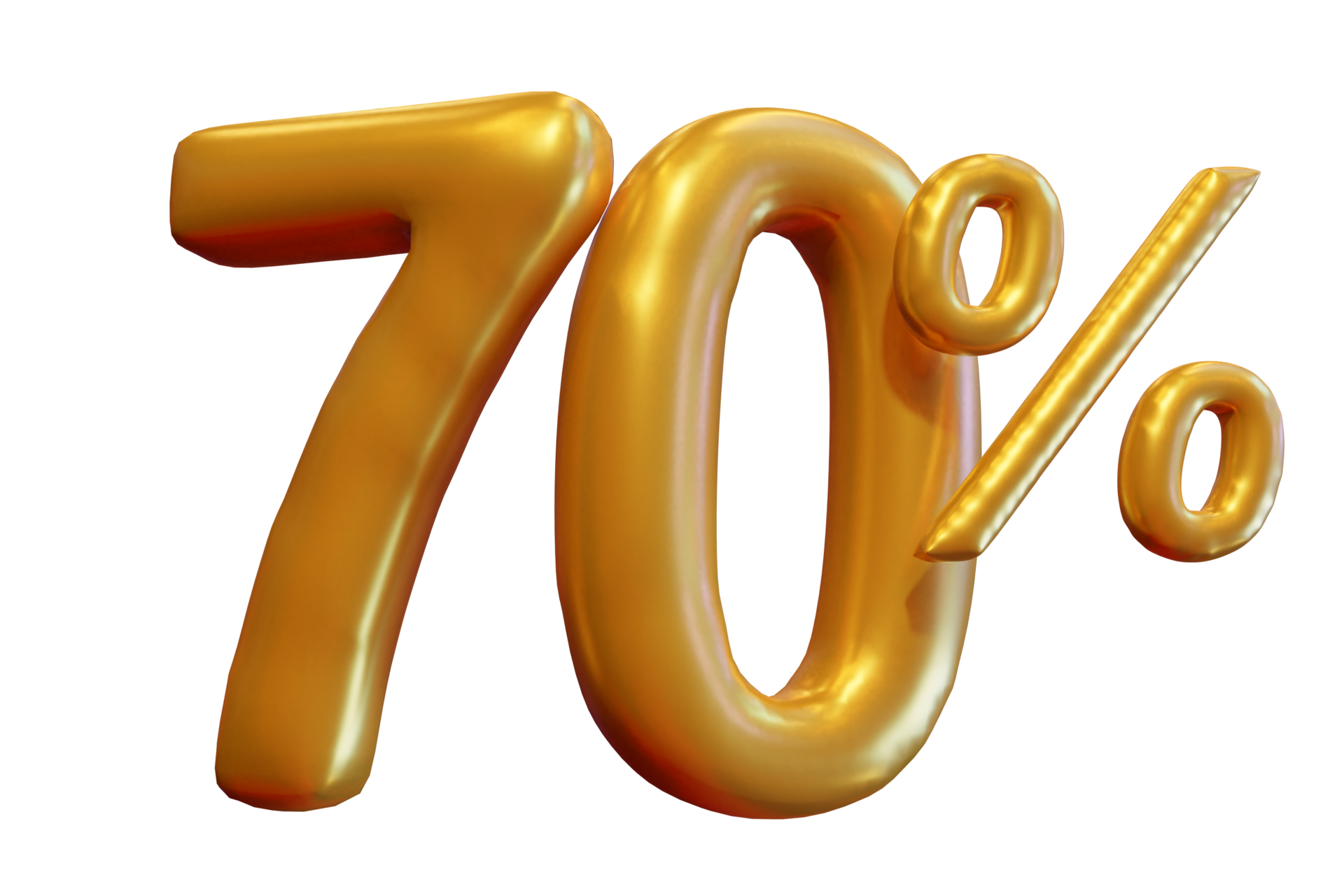 70 Por Ciento PNG para descargar gratis