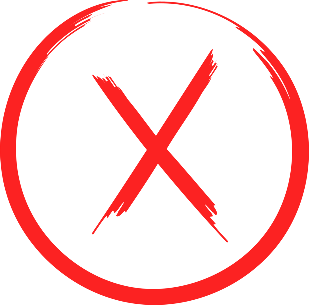 Tick and cross clipart design illustration 9342191 PNG Tick and cross clipart design illustration 9342191 PNG
