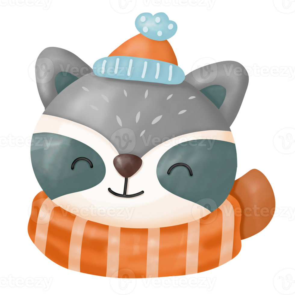 Cute Winter Animals Clipart