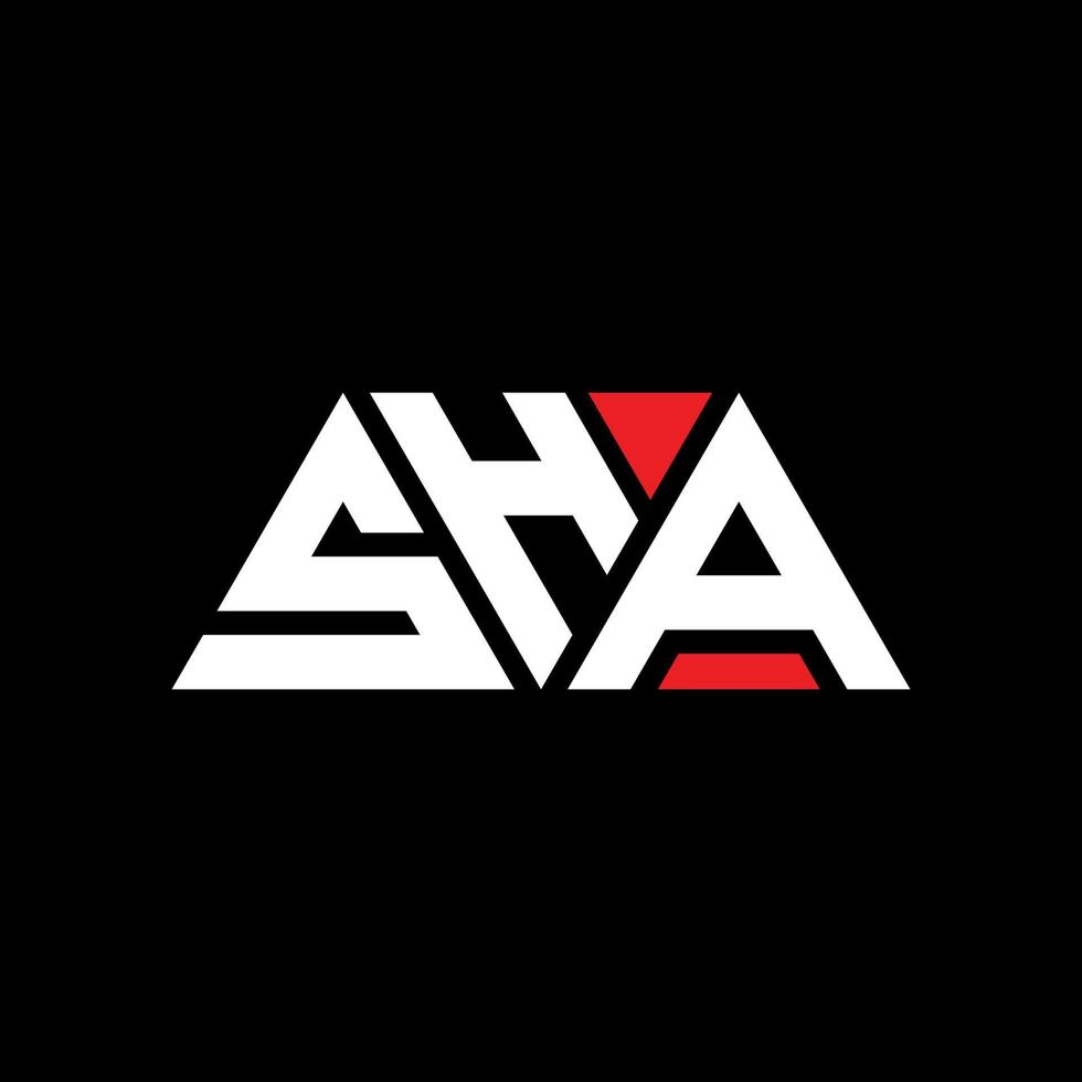 SHA triangle letter logo design with triangle shape. SHA triangle logo ... SHA triangle letter logo design with triangle shape. SHA triangle logo ...