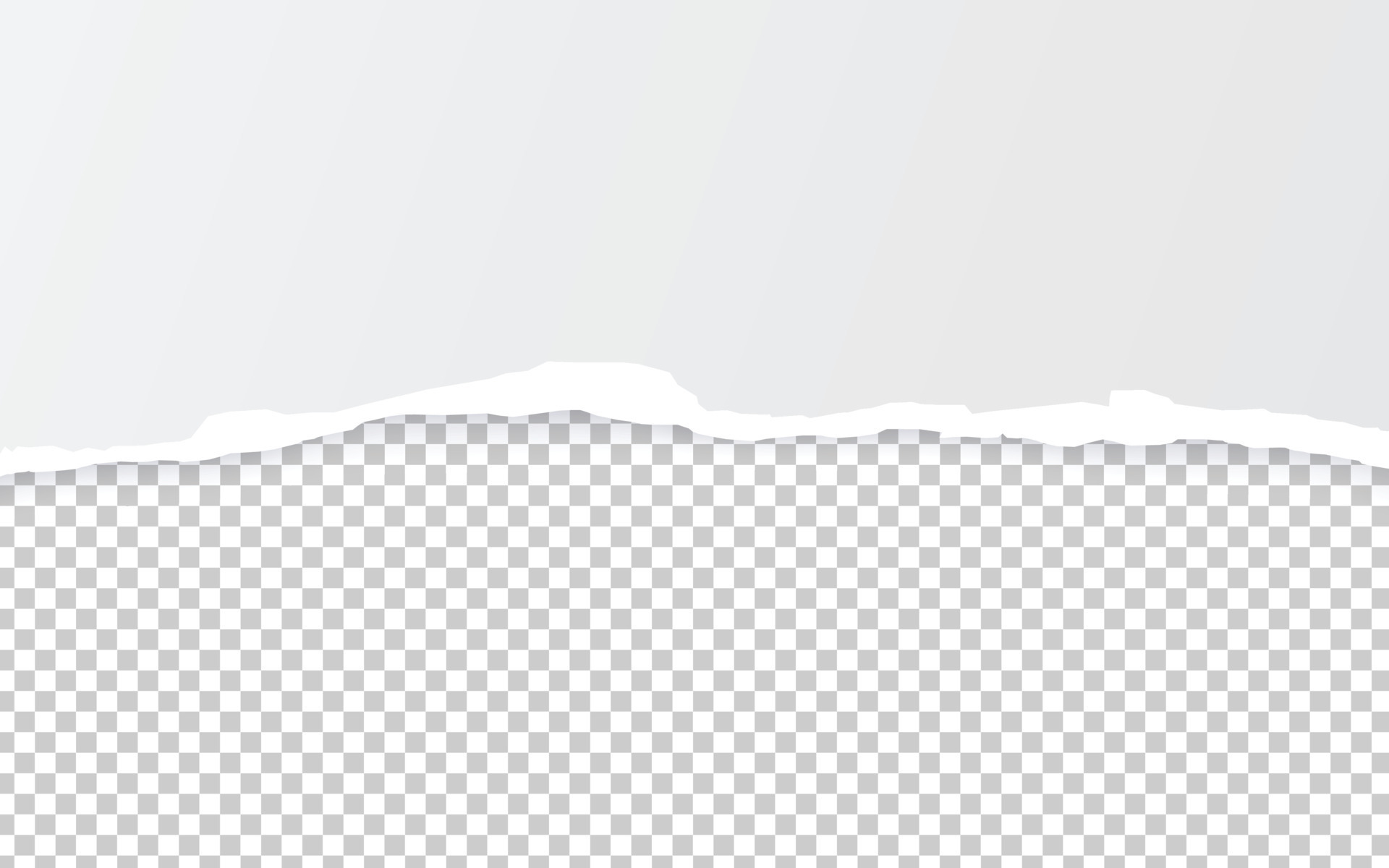 Paper torn. Paper Ripped with realistic shadow transparency. Vector ...