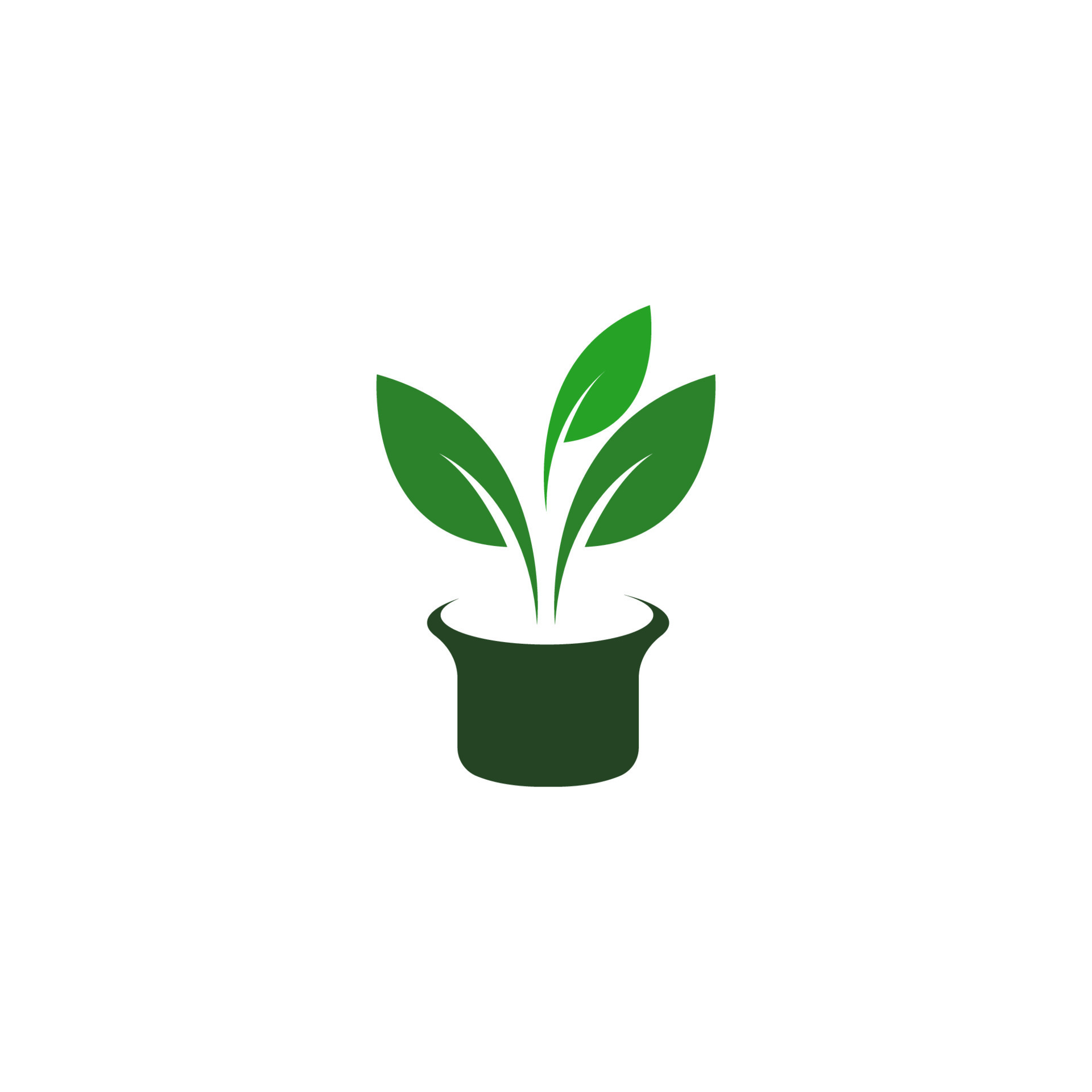 Flower Pot Icon Logo Design 9352568 Vector Art At Vecteezy